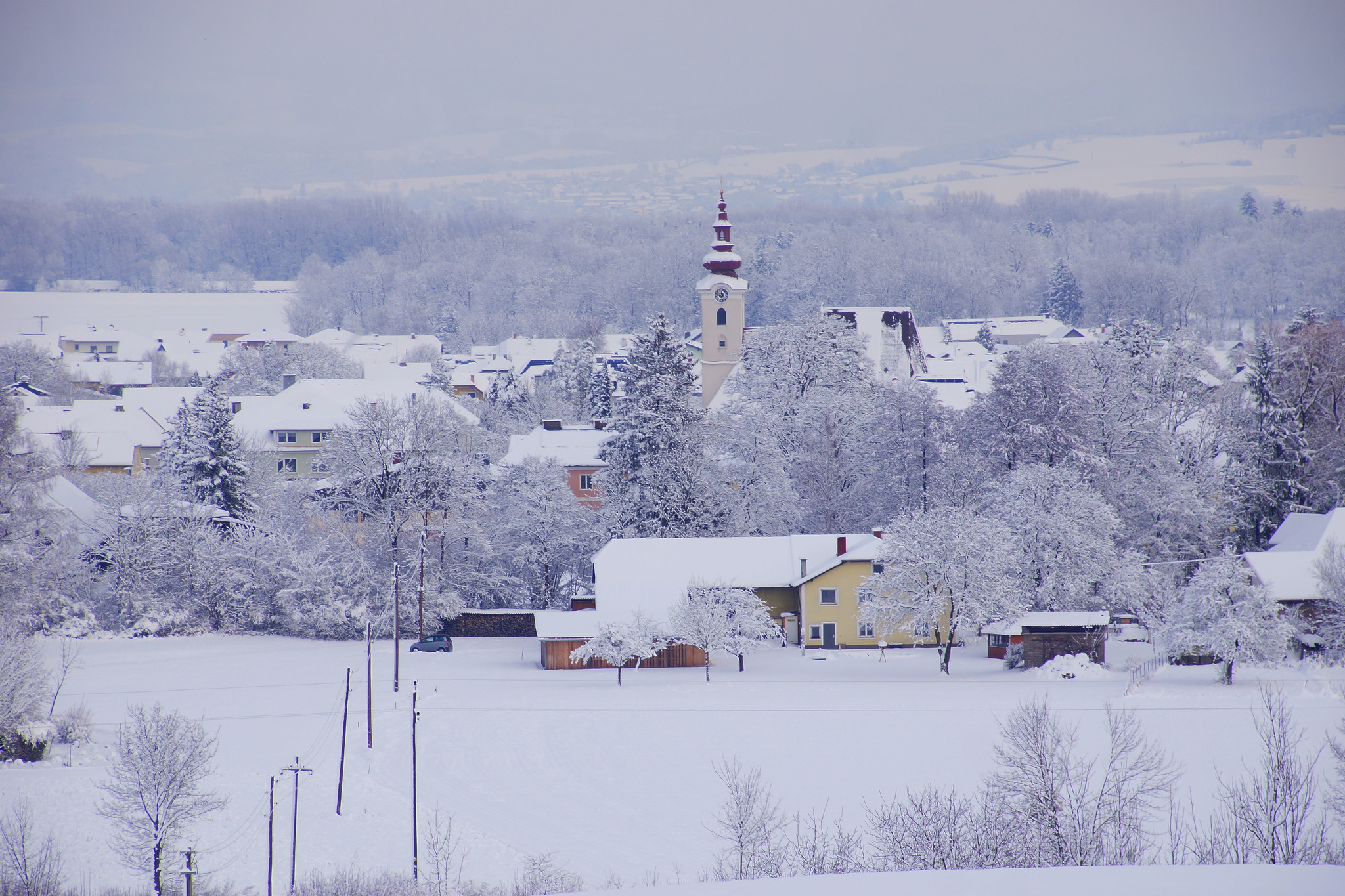 so schön kann ein Winter in St.Pantaleon sein - Enns