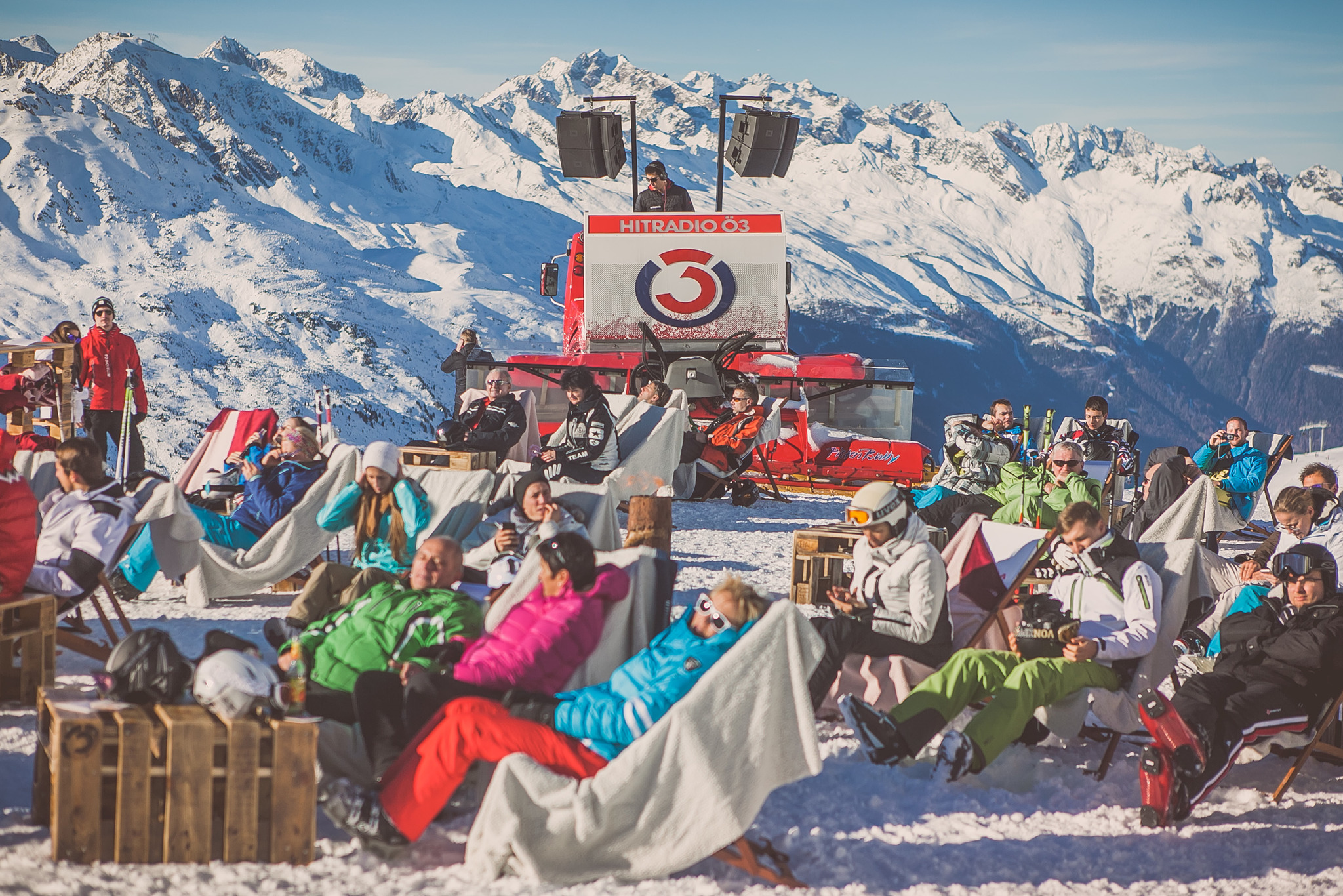 Der Ö3-PistenBully auf der Tauplitz - Liezen