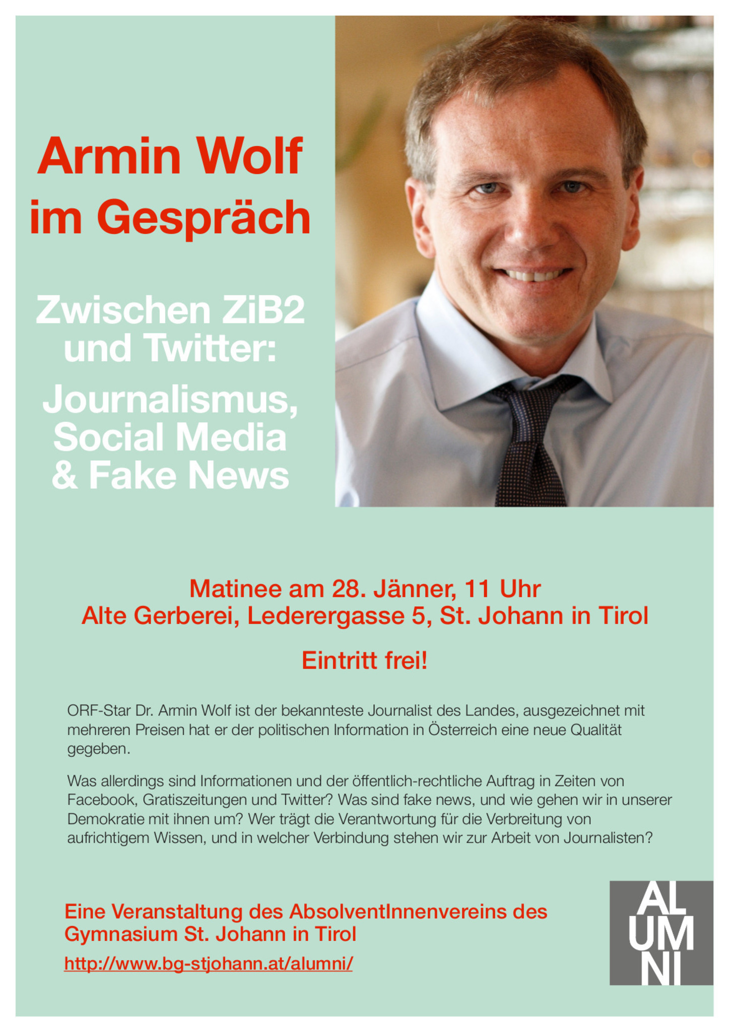 Armin Wolf spricht über Journalismus - Kitzbühel