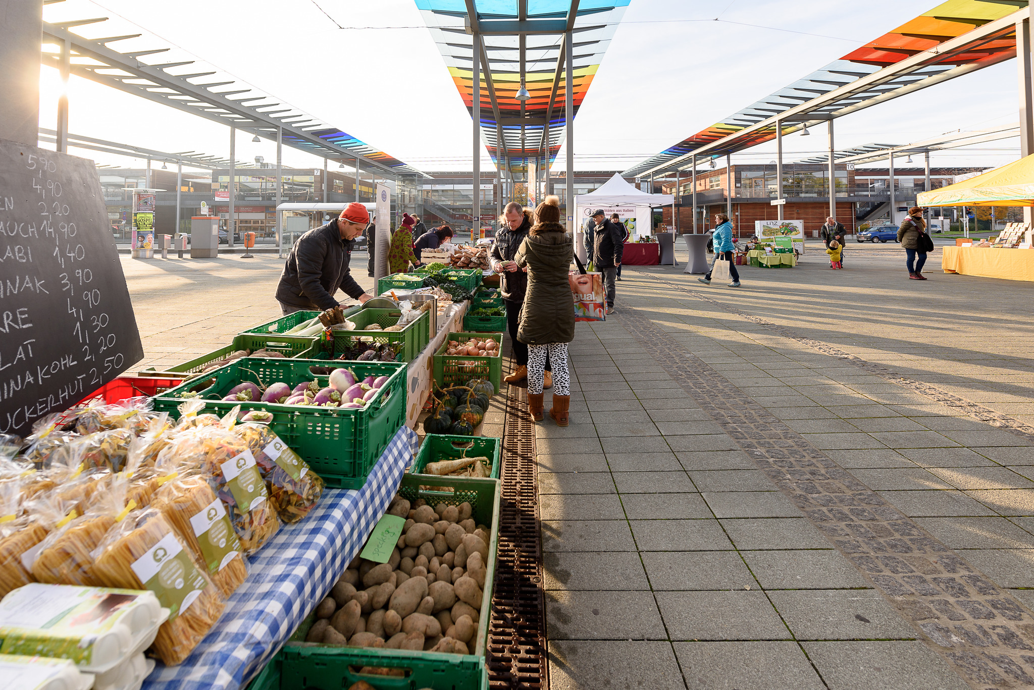 Bio Bauernmarkt in der solarCity - Linz