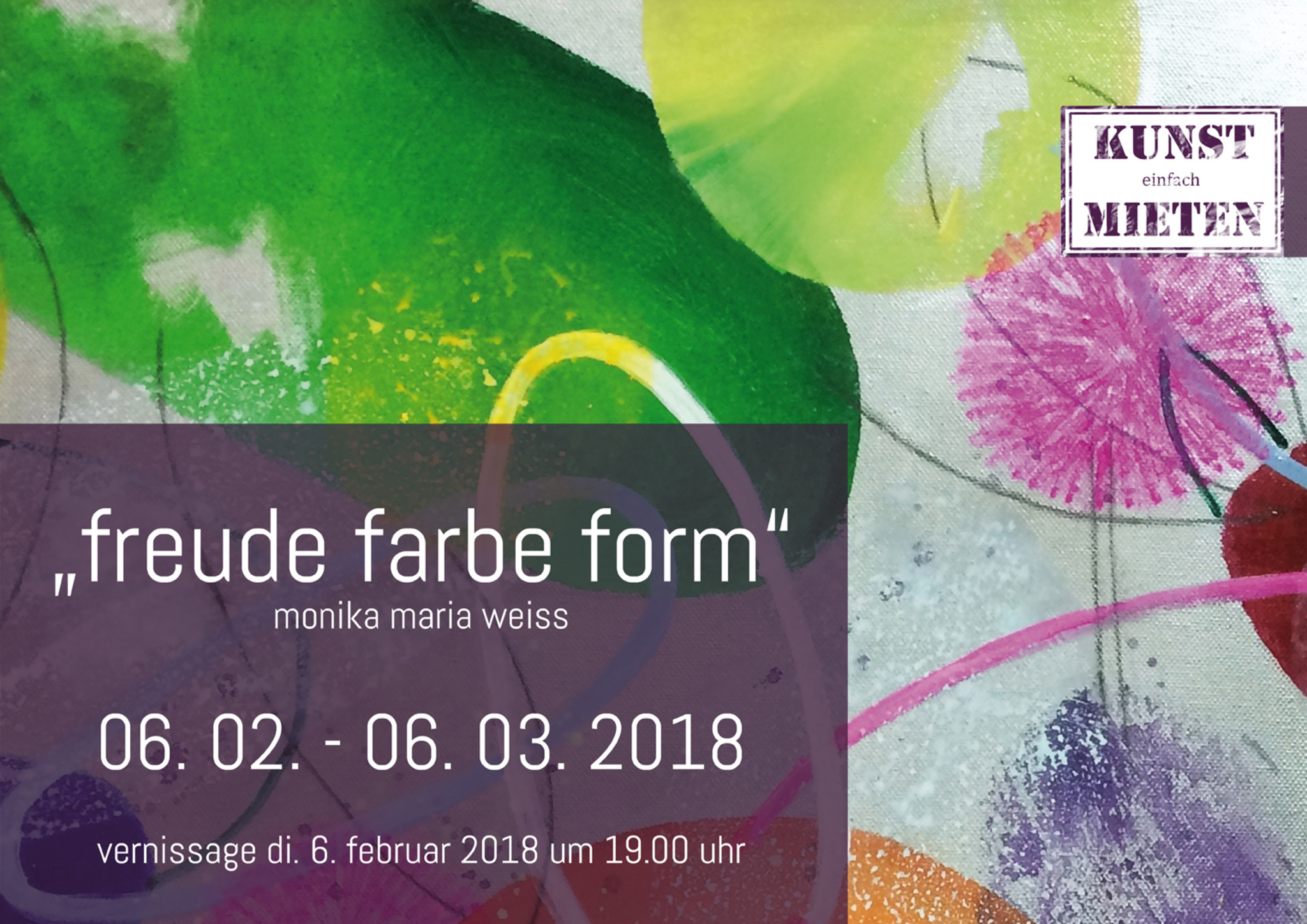 Ausstellung "Freude Farbe Form" - Monika Maria Weiss - Salzburg-Stadt
