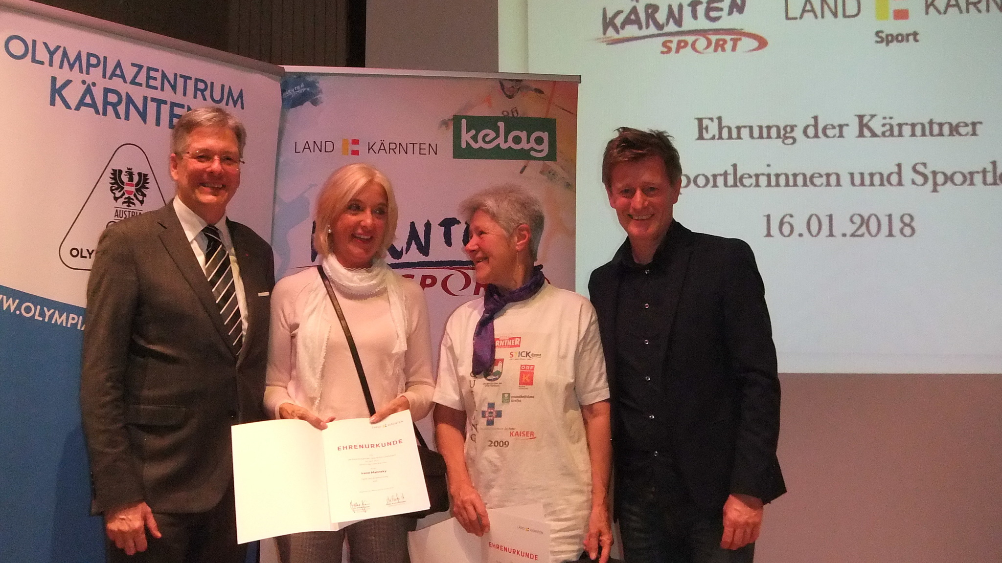 Sportler-Ehrung für Irene Malinsky - Völkermarkt