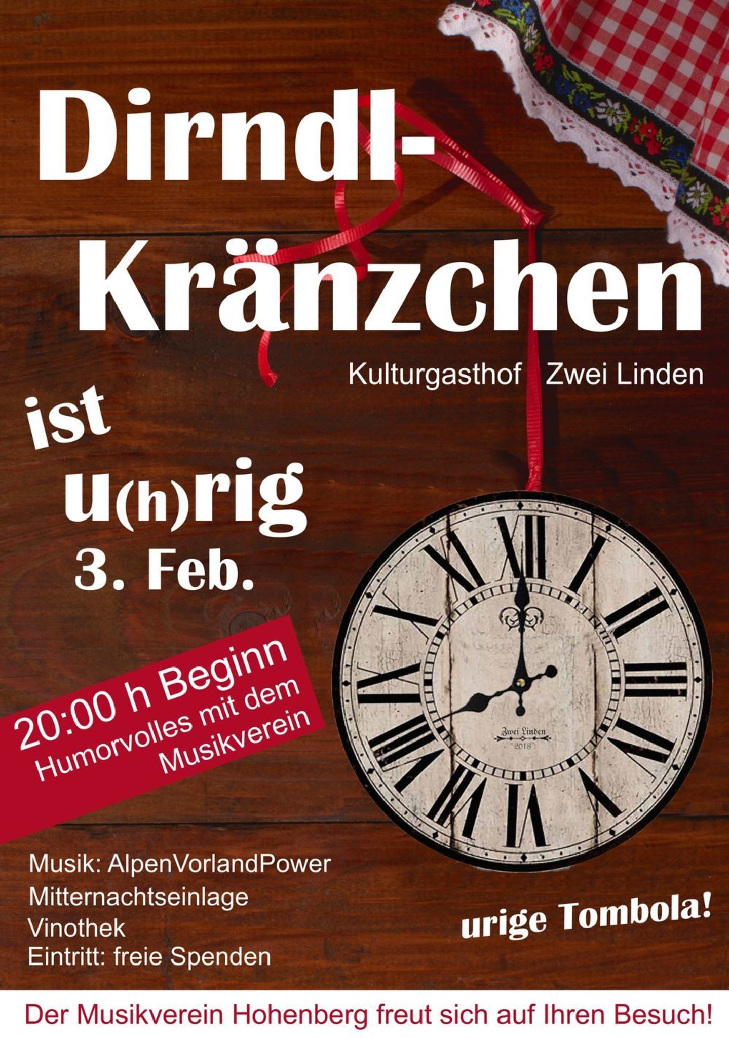 Dirndlkränzchen MV Hohenberg - Lilienfeld