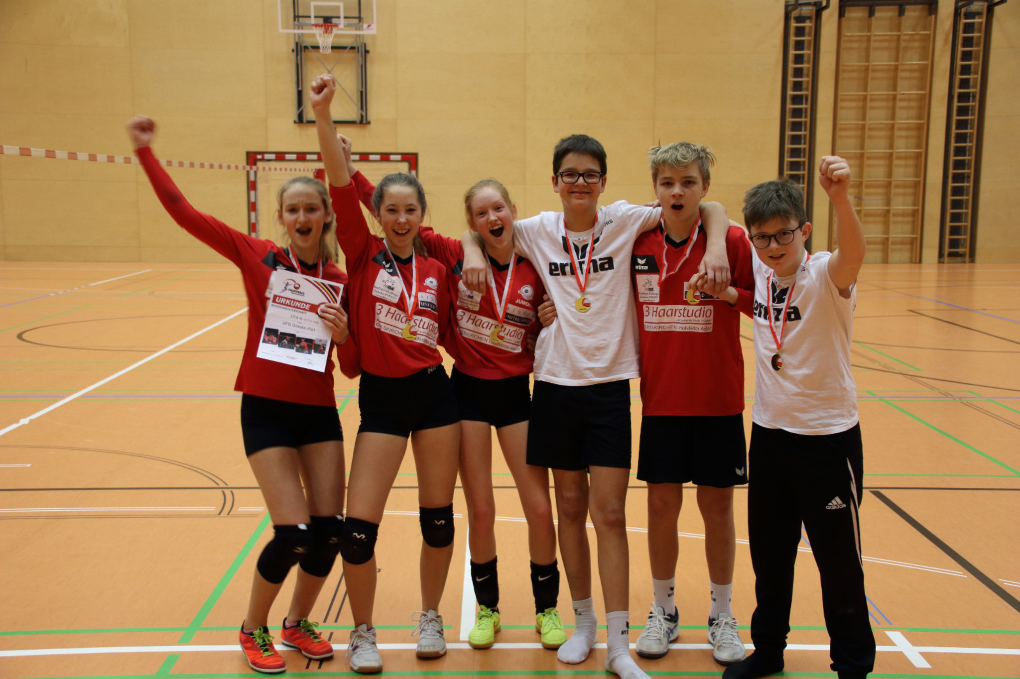 Grieskirchner U14-Faustball-Burschen holen sich Bezirksmeisterschaft ...