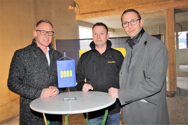 Gleichenfeier bei Humer Anhängerpark Lieboch - Graz-Umgebung