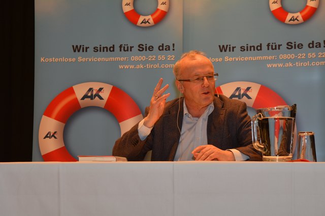 Die Macht der Kränkung – Reinhard Haller mit Vortrag in der AK Imst - Imst