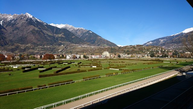 Esternberger Sand für die Pferderennbahn in Meran - Schärding