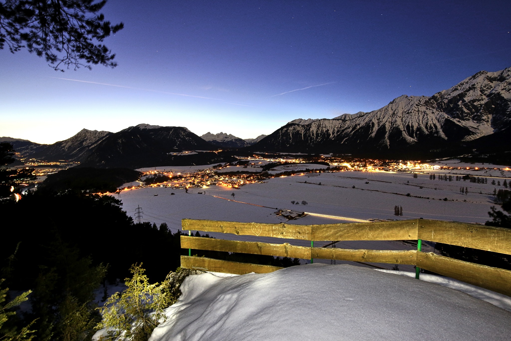 Mieming bei Nacht - Imst