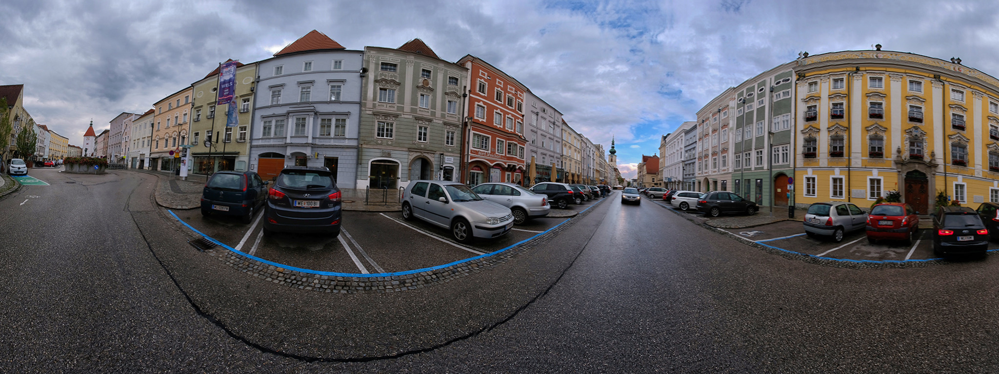 Wels Stadtplatz Panorama - Wels & Wels Land