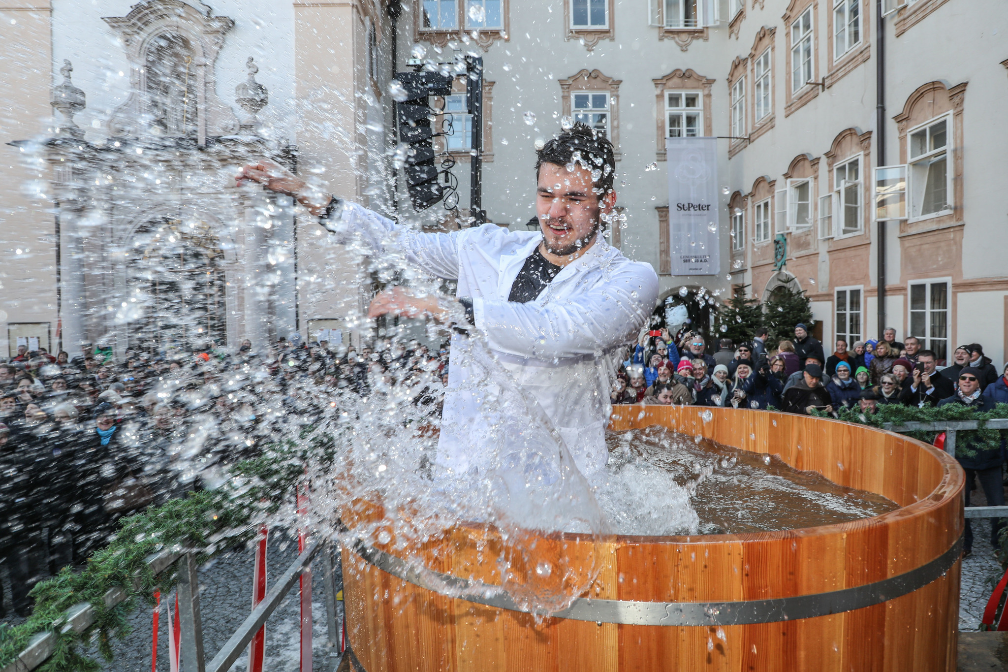 Metzgersprung zum Abschluss der Lehrzeit - Salzburg-Stadt