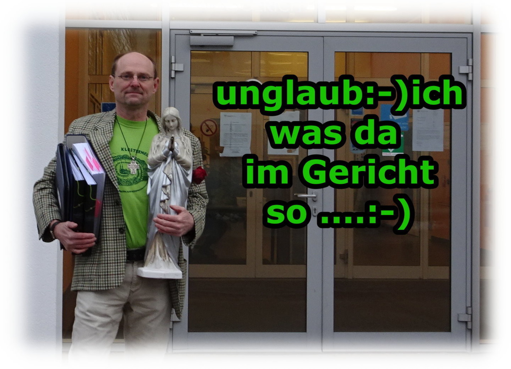 Pepi als der David mit Walter den Goliat um die Stiftswirtschaften wird ...