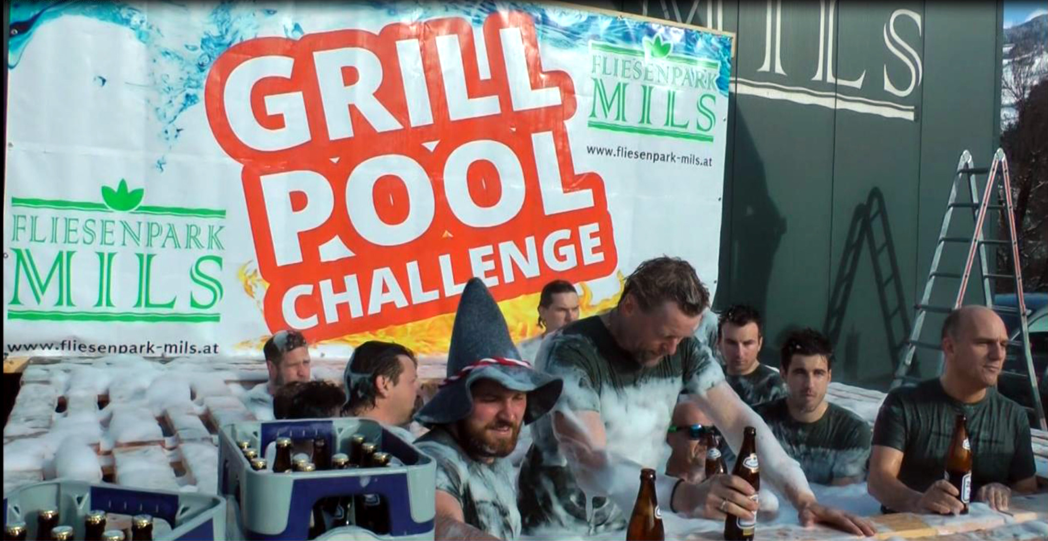 GRILL POOL CHALLENGE FLIESENPARK MILS ( Film !!) - Schwaz