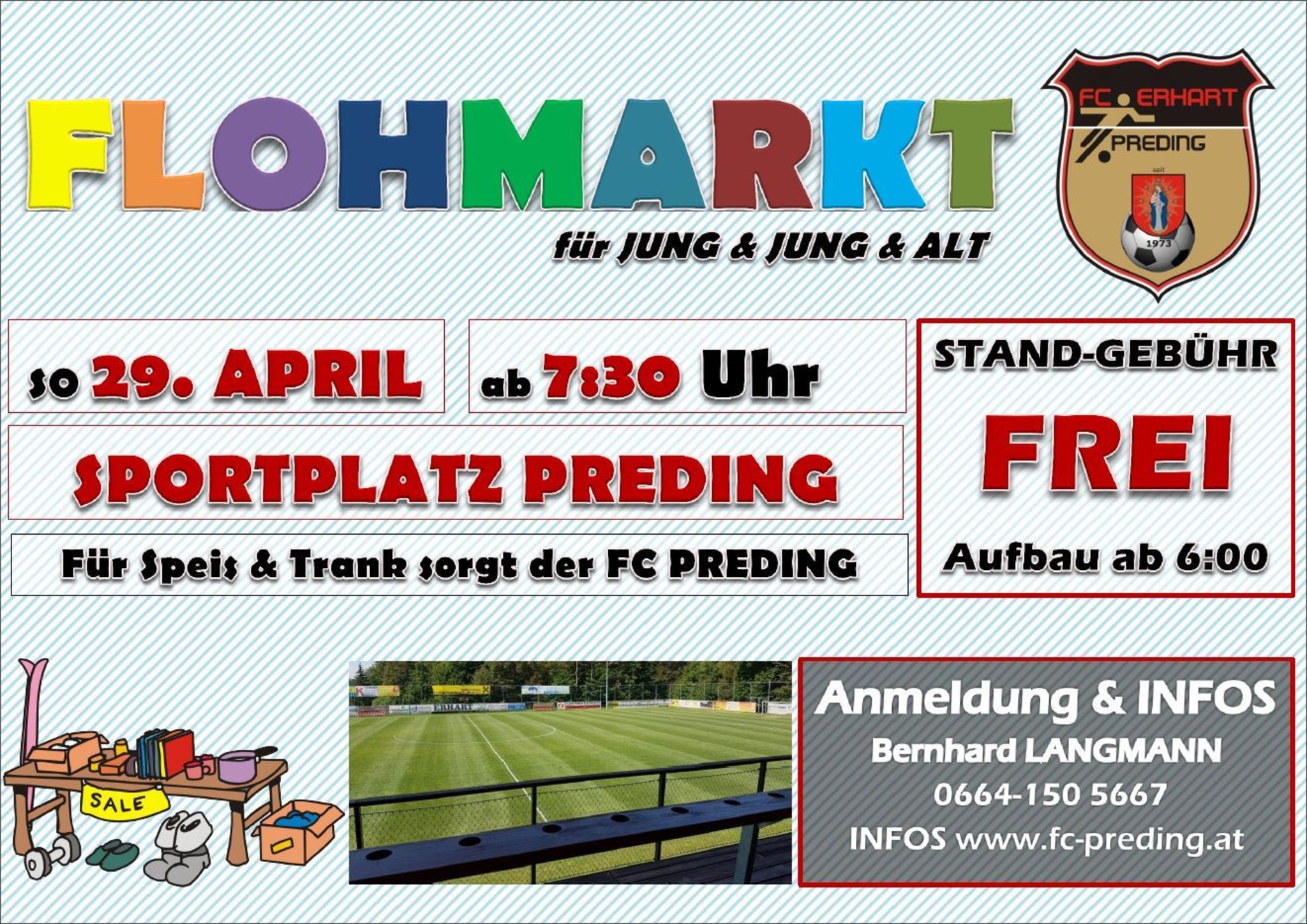 1. FLOHMARKT des FC Preding - Deutschlandsberg