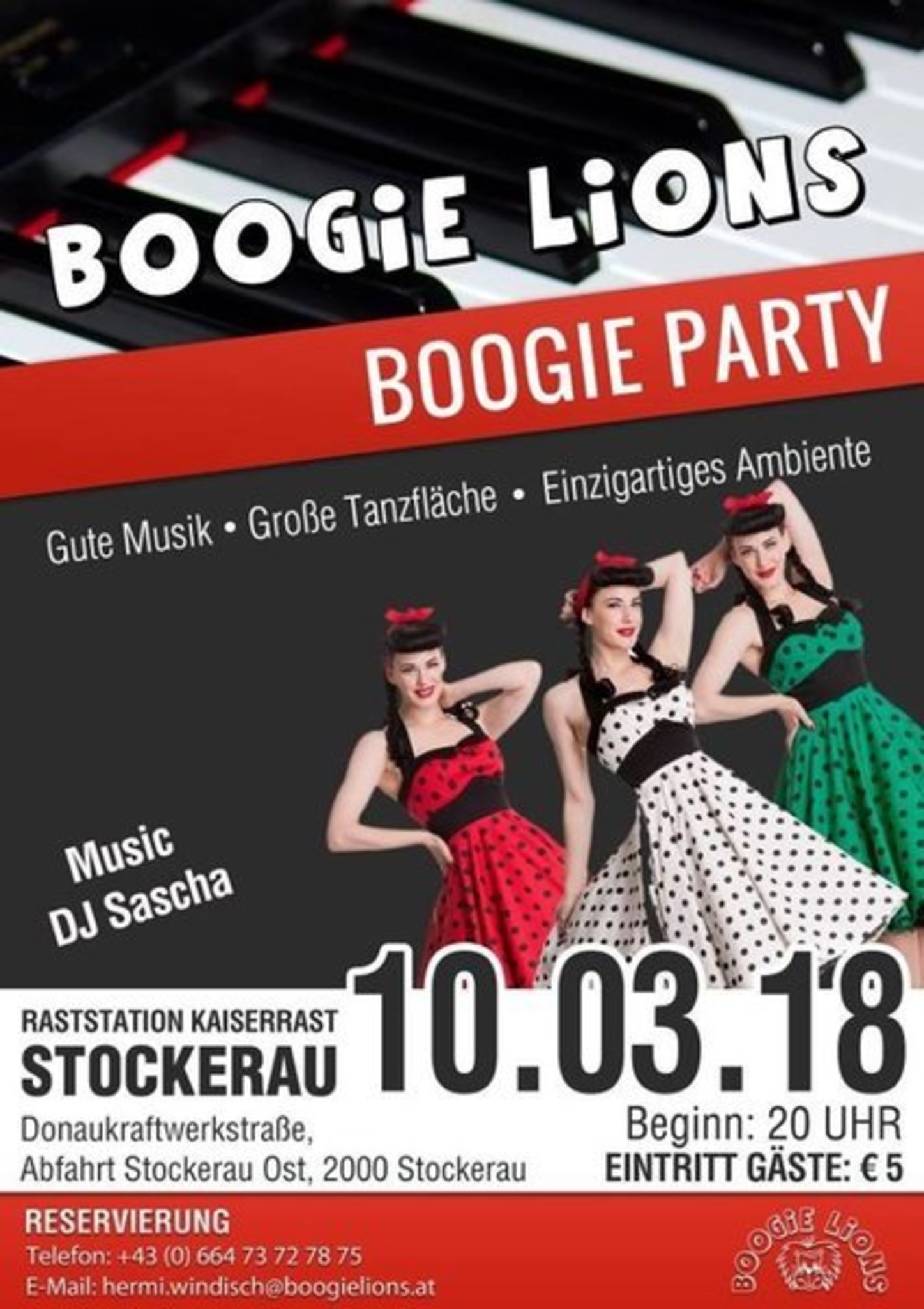 "BOOGIE PARTY" in der Kaiserrast in Stockerau! - Korneuburg