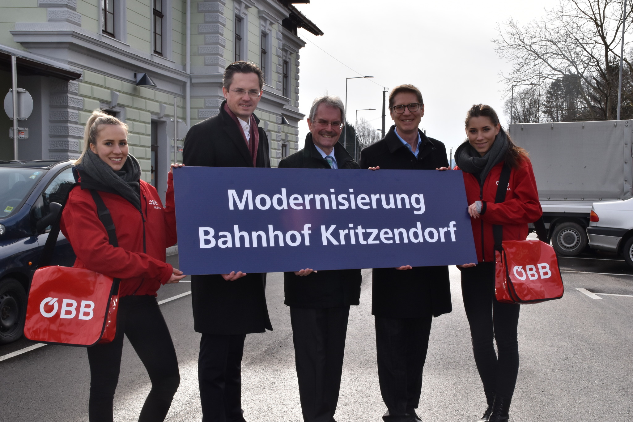 „Neues Kleid“ für Bahnhof Kritzendorf - Klosterneuburg