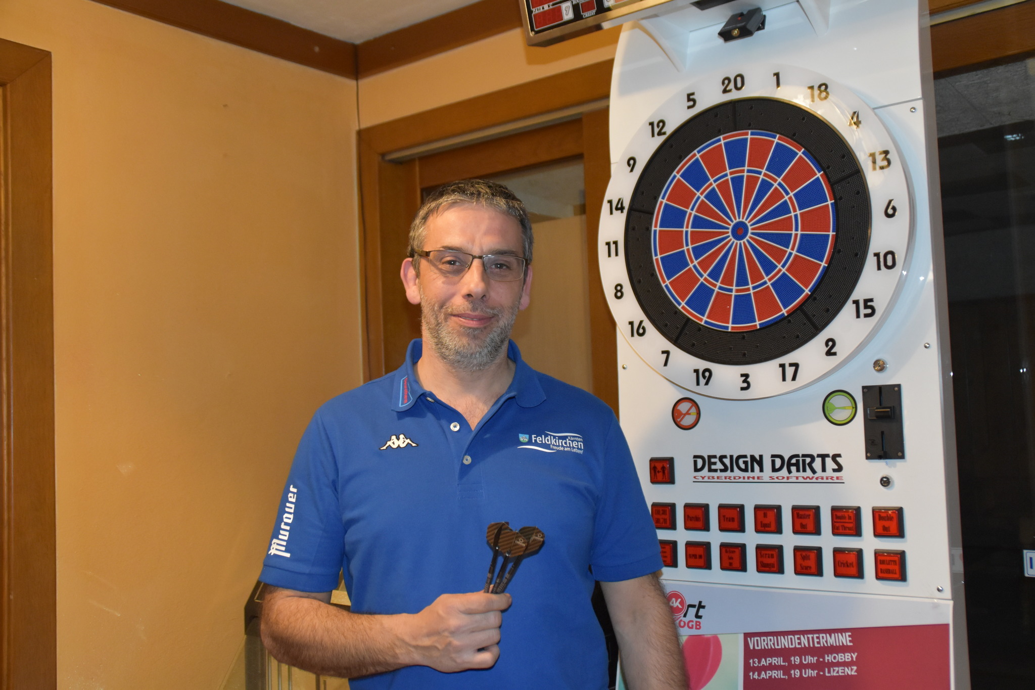 AK Darts-Cup 2018. Reinhard Auer: "Ich spiele mein Spiel!" - Feldkirchen