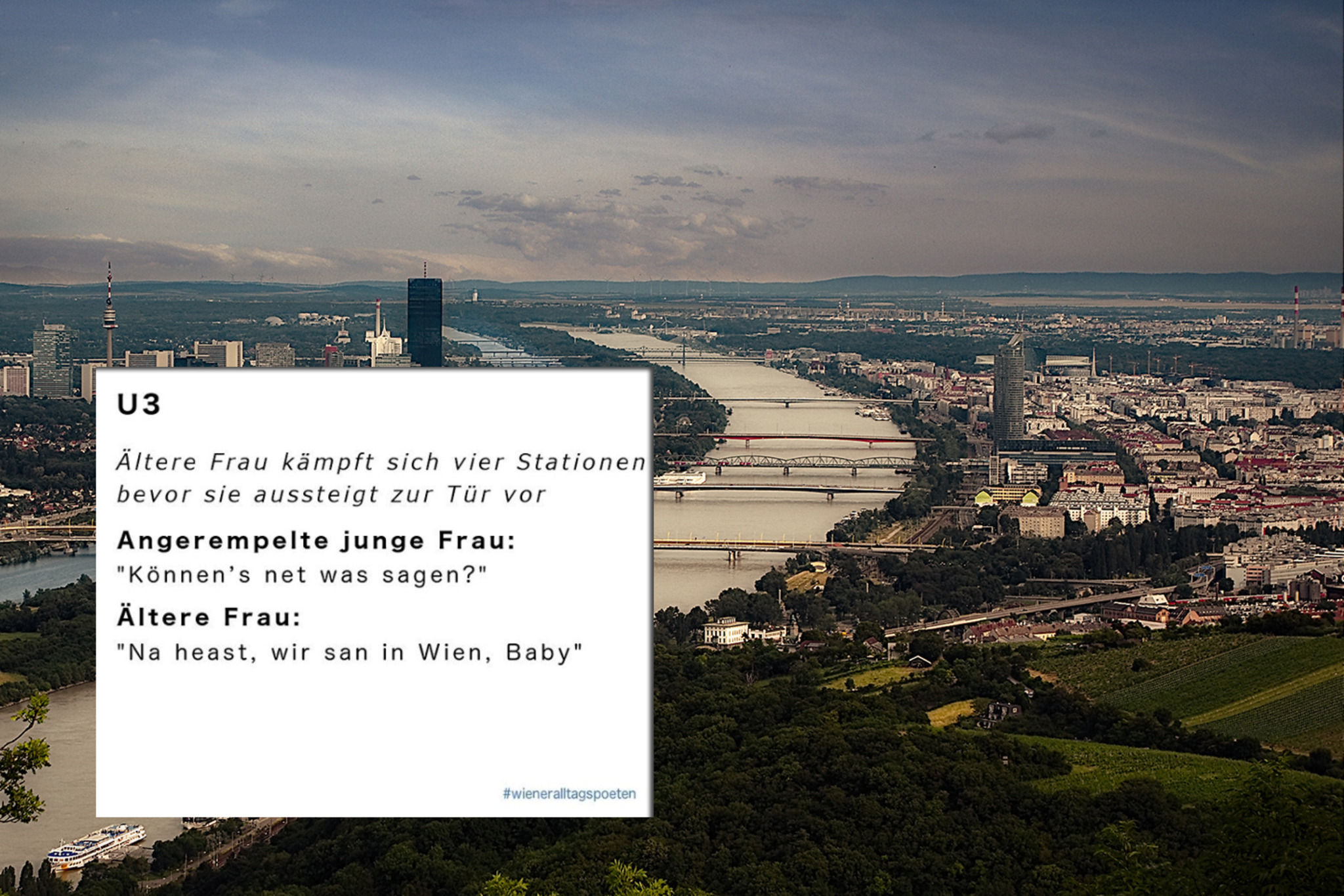 Wiener Alltagspoeten rufen 1. Wiener Tag der Freundlichkeit aus - Wien