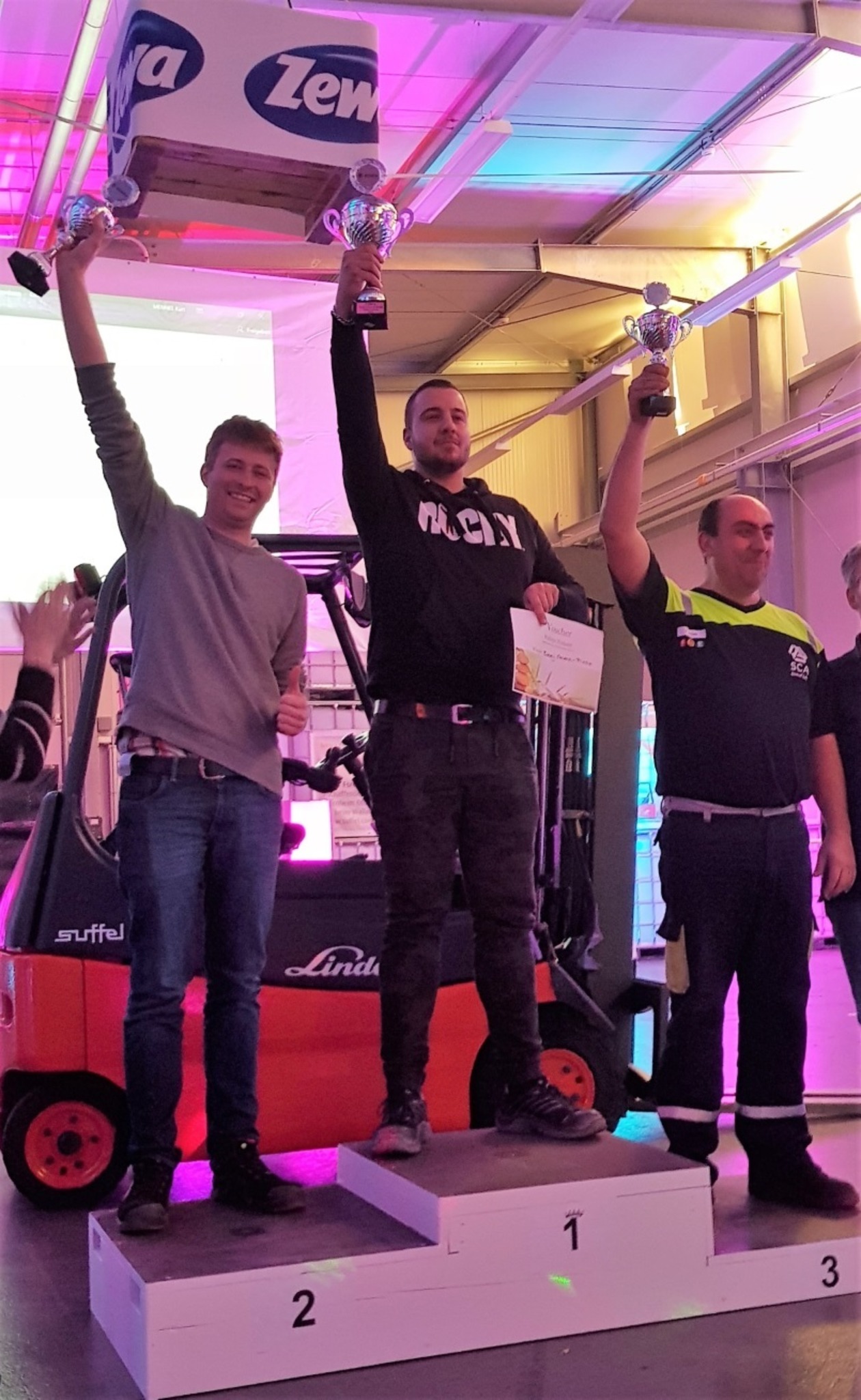 Beim Essity Stapler Cup in Mannheim konnte sich Markus Schönthaler ...