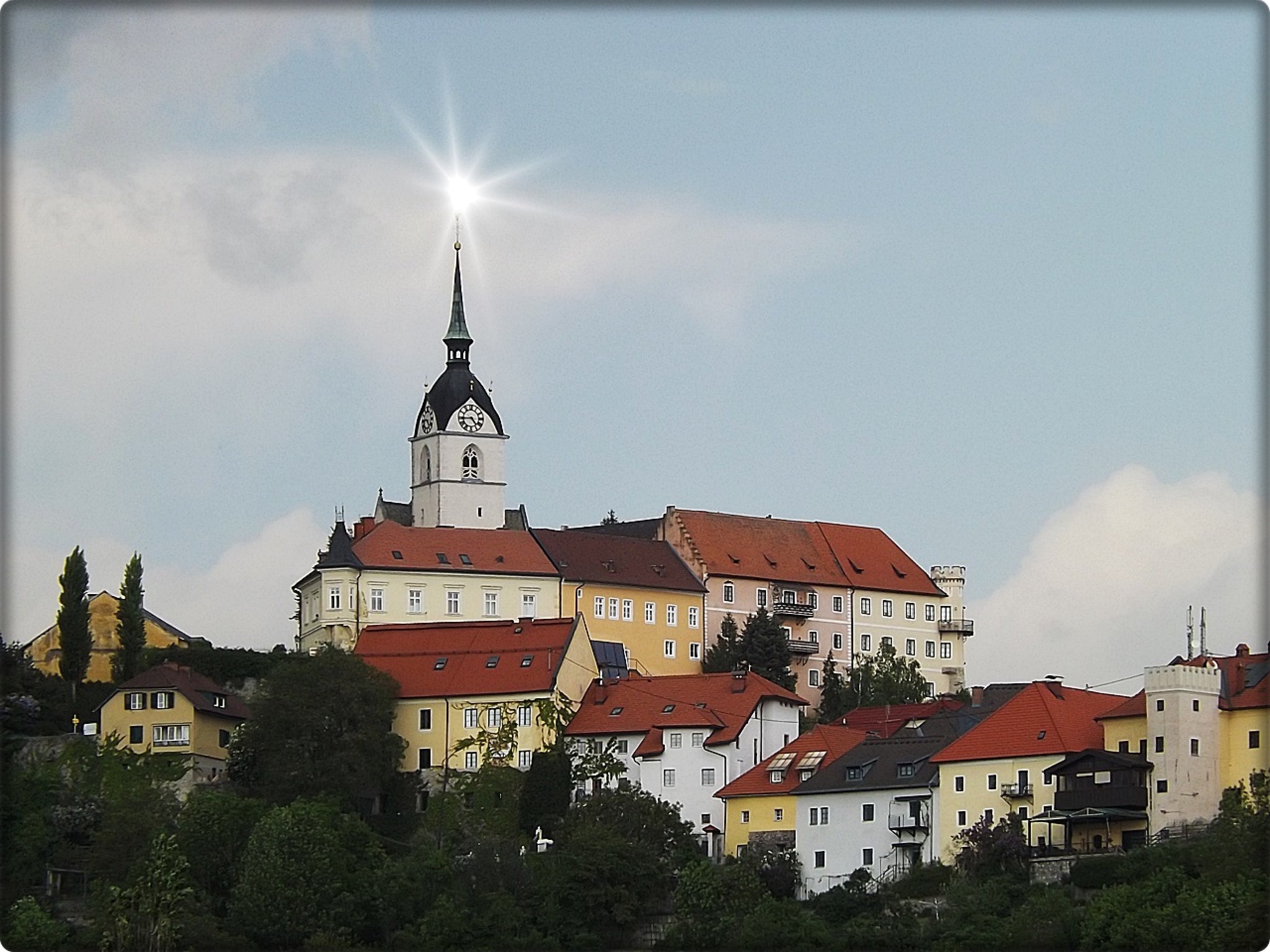 Blick auf die Altstadt in Althofen - St. Veit