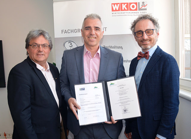Tiroler Unternehmen bekommt begehrtes Qualitätssiegel der WKO - Innsbruck