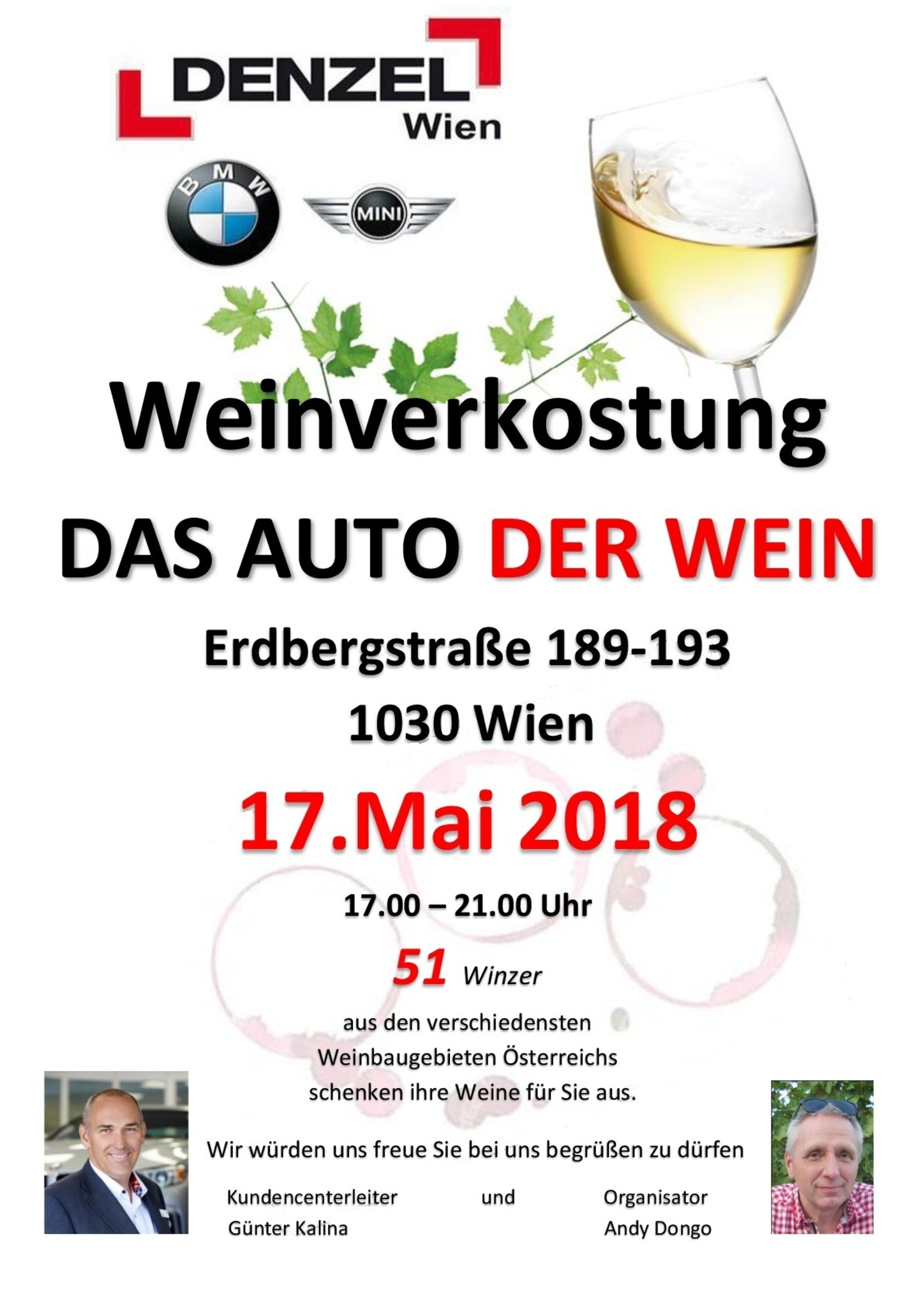 Denzel Wien Weinverkostung 17.Mai 2018 - Landstraße