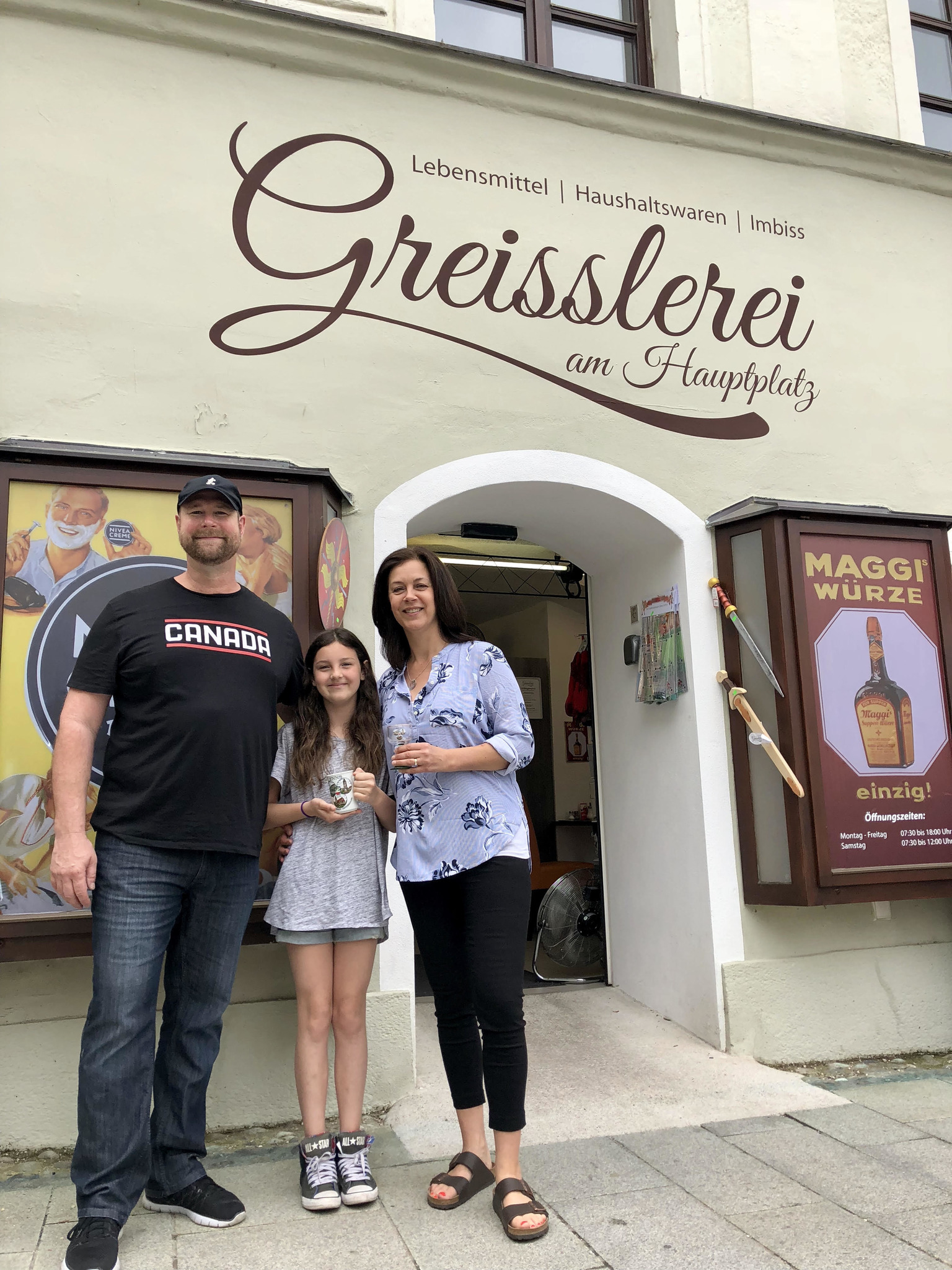 Familie Enns zu Besuch in Enns - Enns