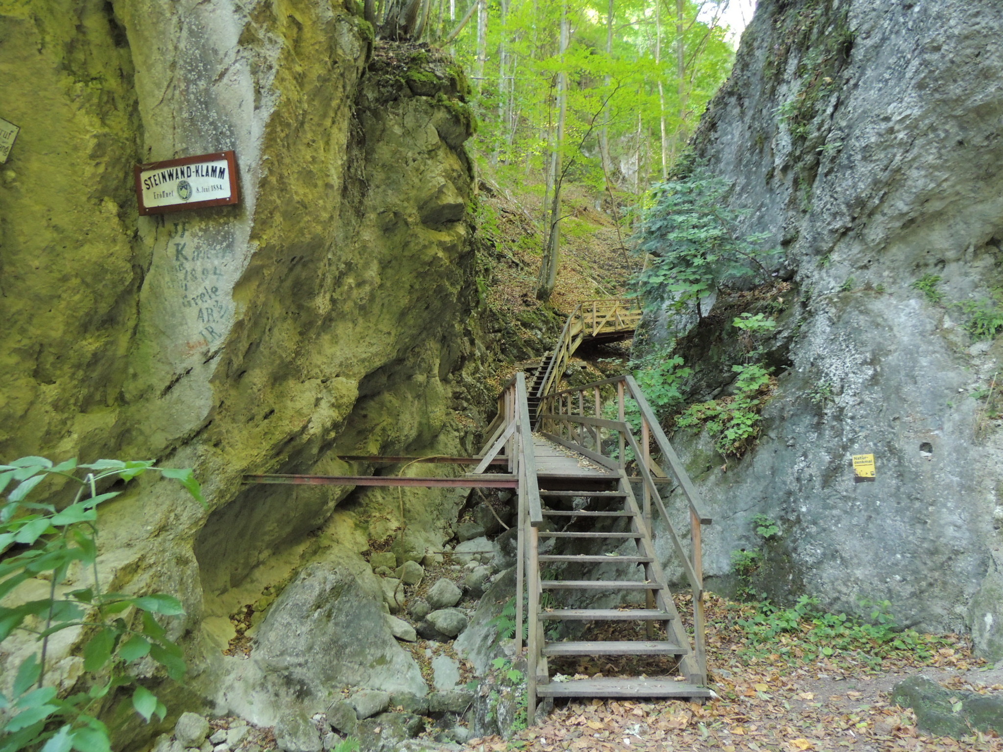Wanderung Steinwandklamm, Waxeneck, Pottenstein - Baden