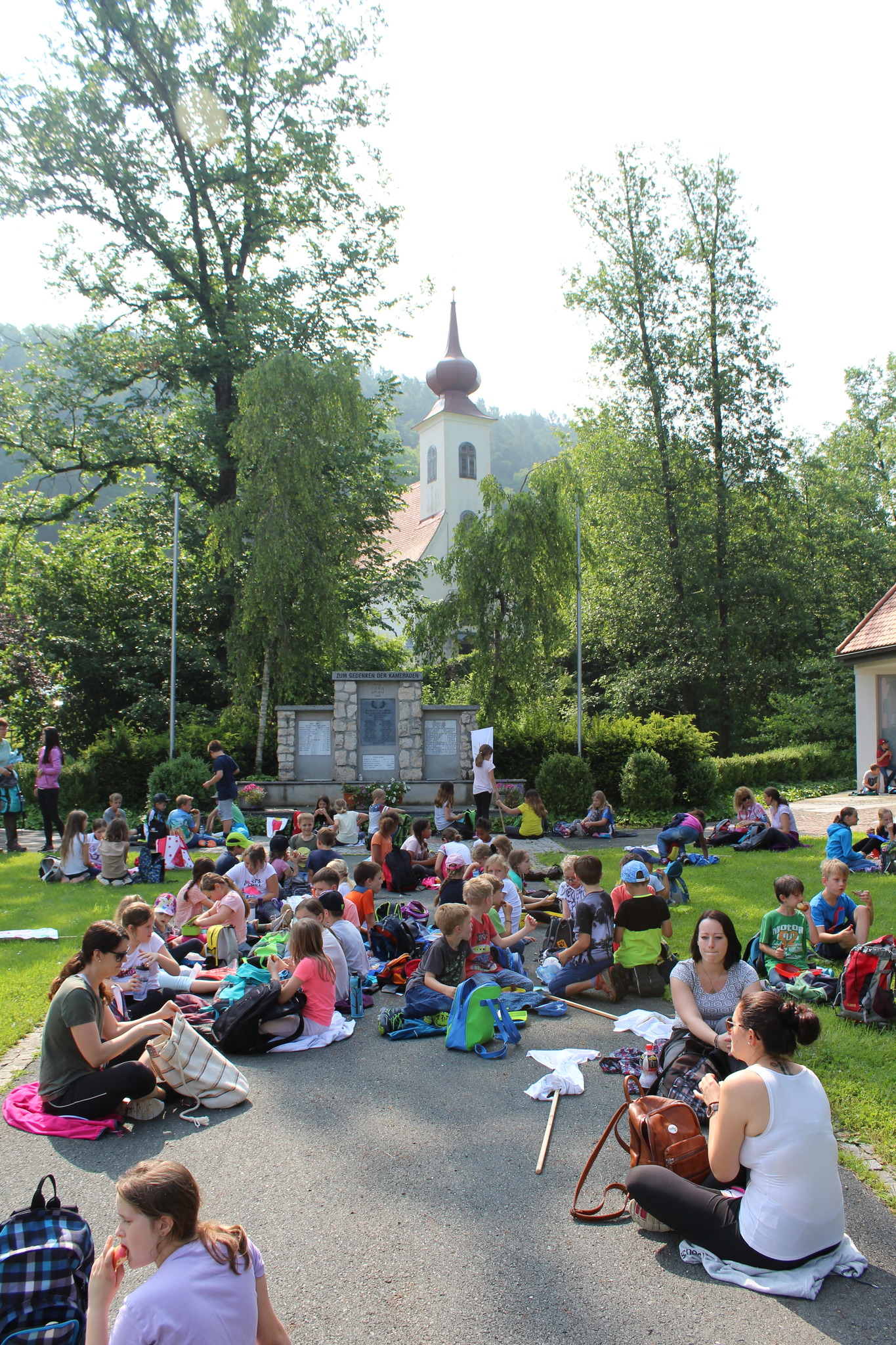 Schulwallfahrt in Fernitz-Mellach - Graz-Umgebung