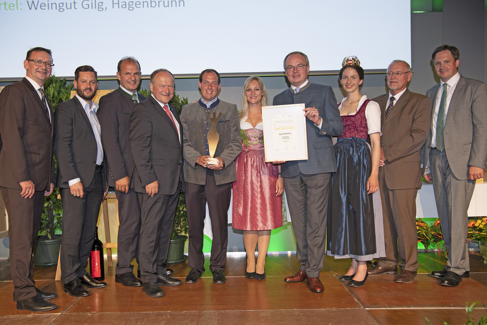 Hagenbrunn: Familie Gilg ist TOP-Heurigen-Sieger - Korneuburg