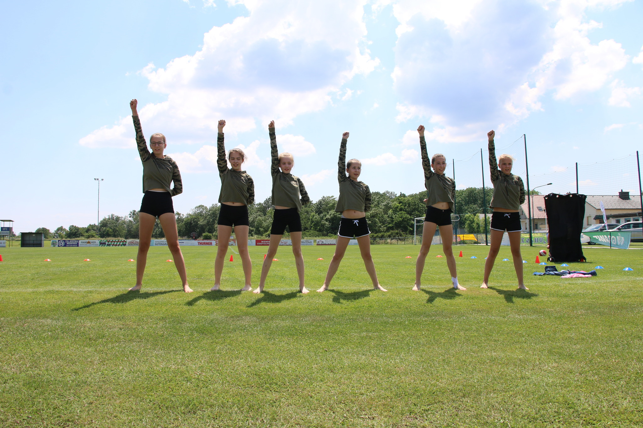 fit kids Dance Team bei der Jubiläumsfeier des UFC Oggau - Eisenstadt