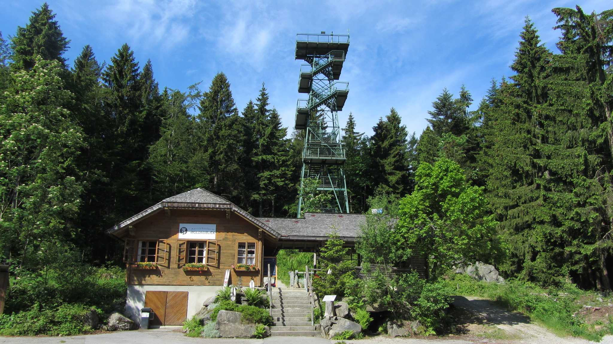 Weitblick von den zwei Türmen im Böhmerwald - Rohrbach