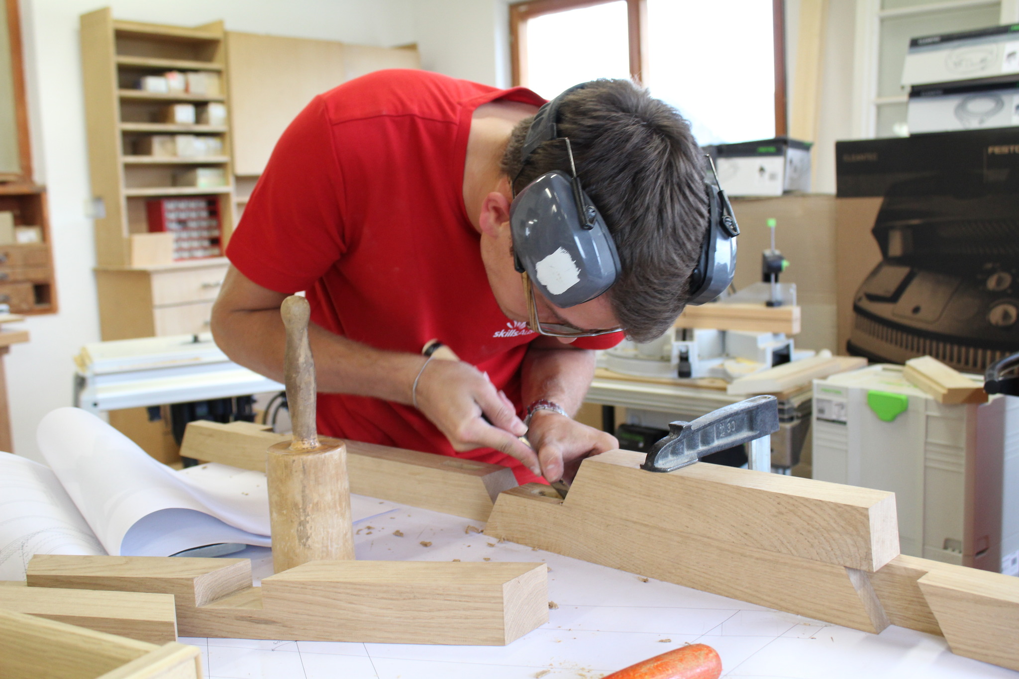 Tischler im "Trainingslager" für Europameisterschaft - Schärding