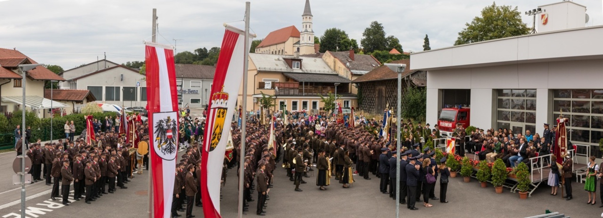 Ranshofen feiert neues Feuerwehrhaus - Braunau