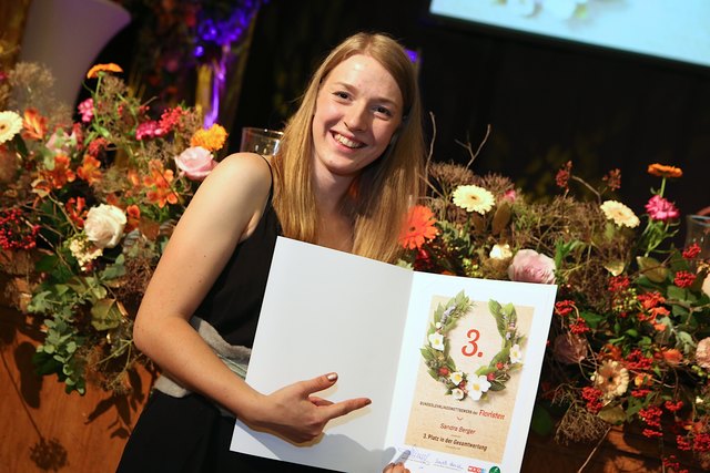 Sandra Berger ist drittbeste Floristin Österreichs - Rohrbach
