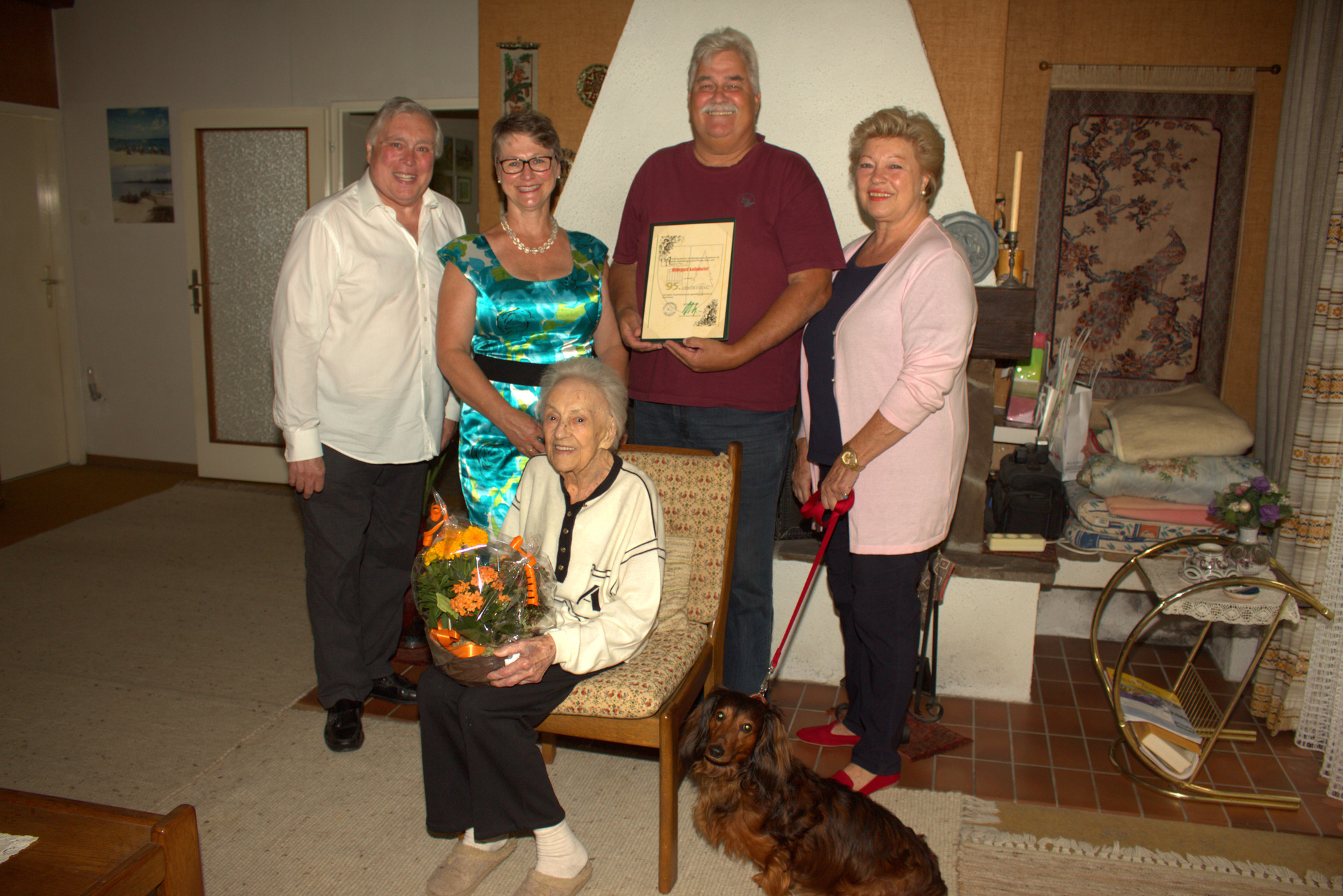 Frau Hildegard Kollndorfer feiert ihren 95. Geburtstag - Purkersdorf