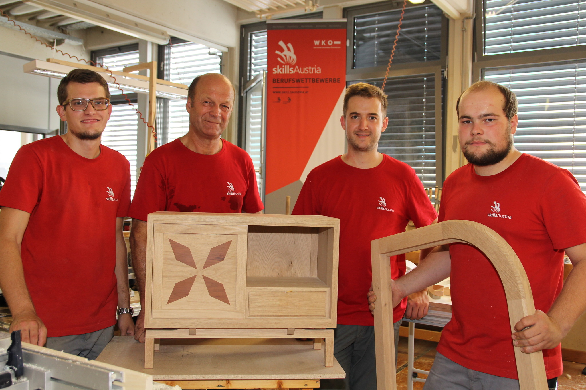 Tischler trainieren für die World Skills Europe - Villach Land