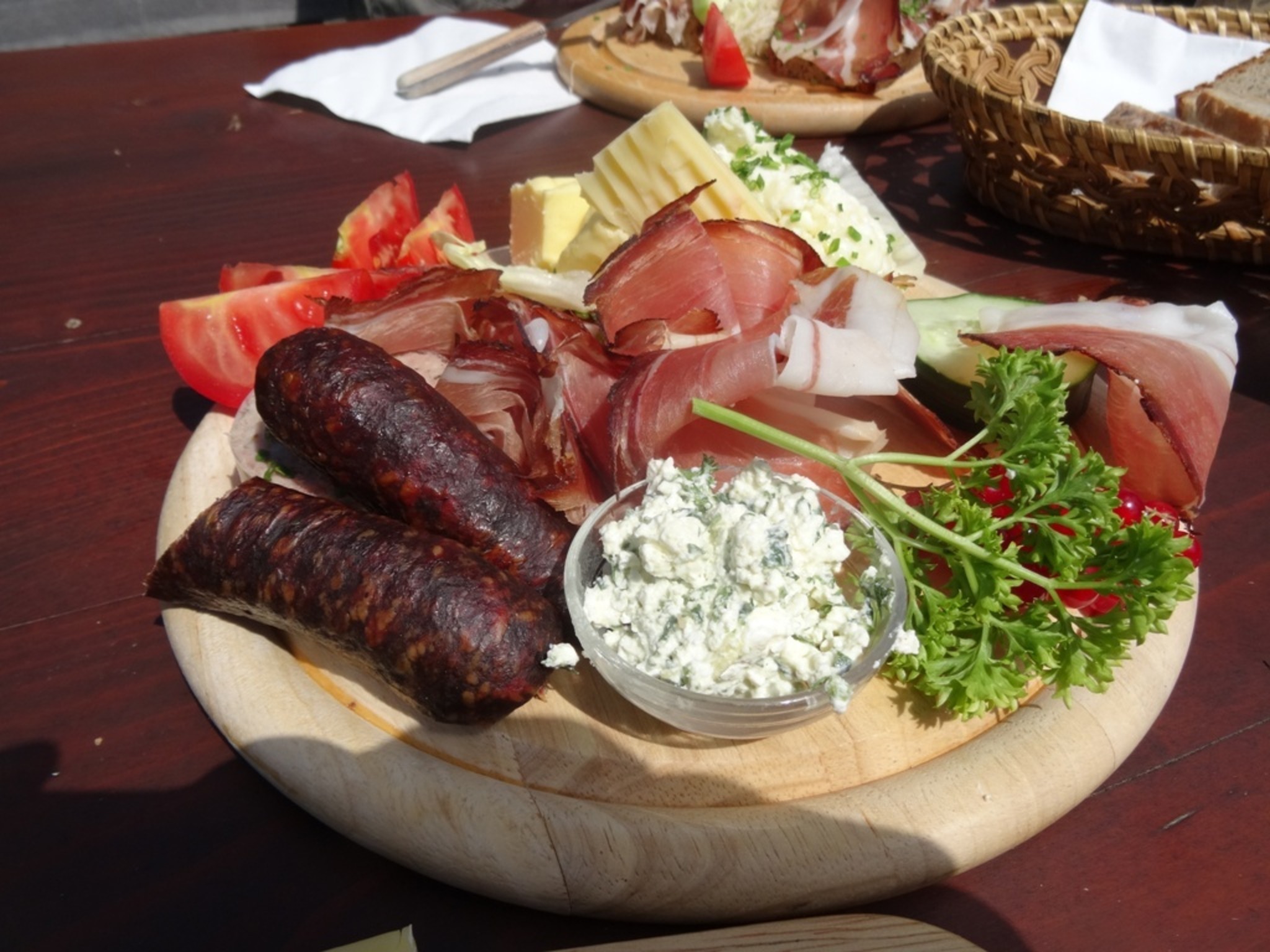 zünftige Brettljause auf der Schmiedler Alm - Pinzgau