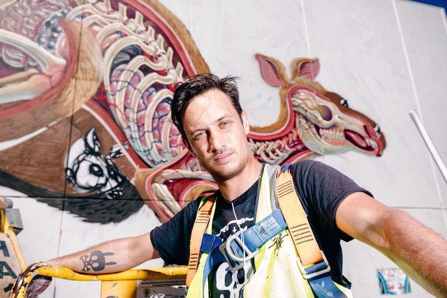 Street Art von Nychos: Bilder, die die Stadt bewegen - Mariahilf