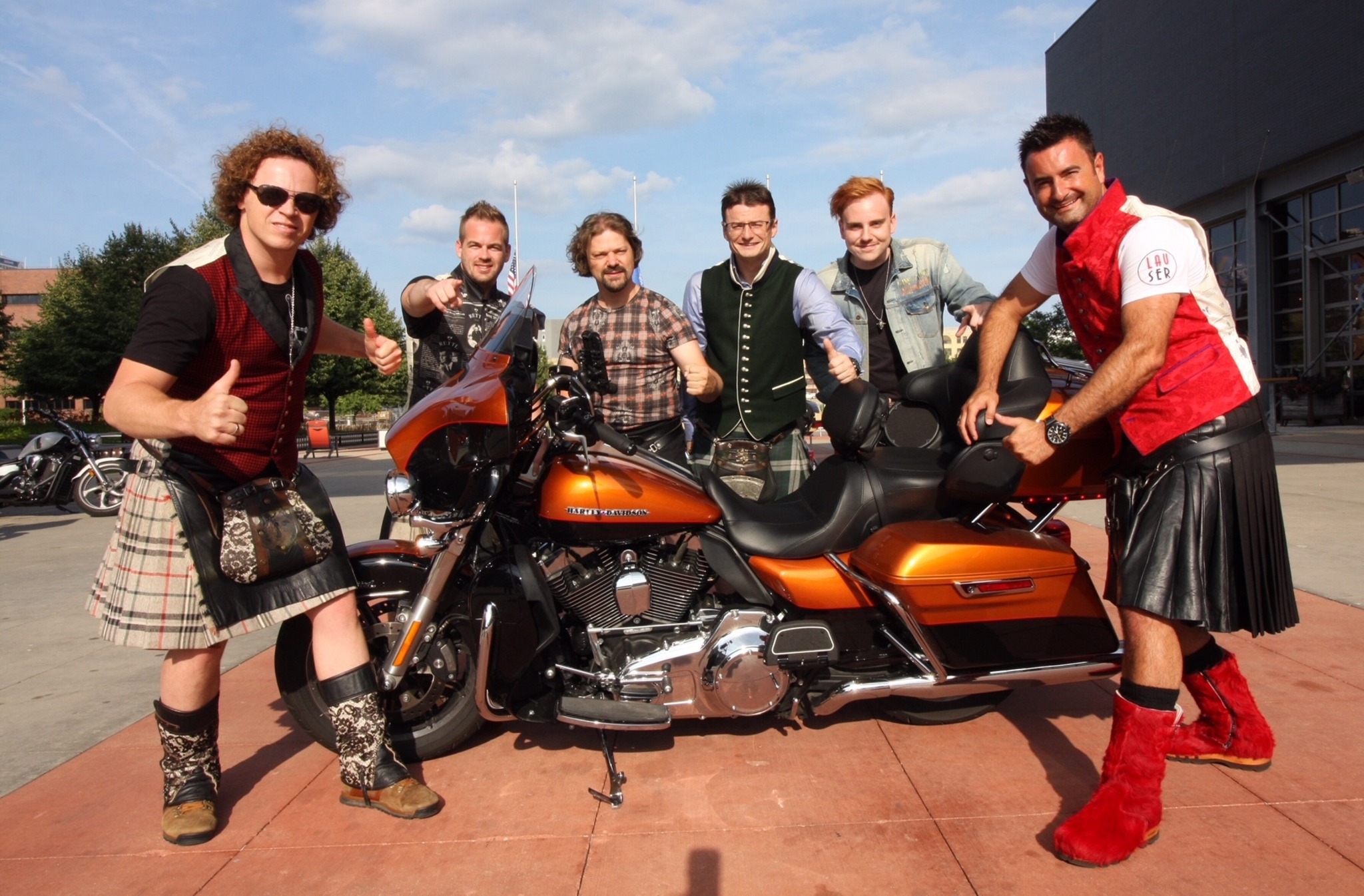 "Die Lauser" auf Besuch in Amerika - Weiz