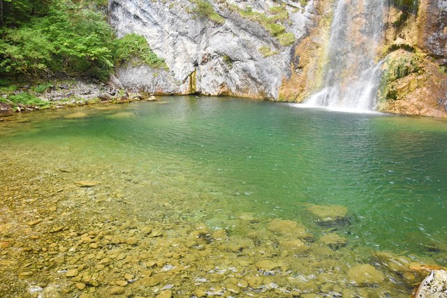 Salza Wasserfall - eine weitere Urlaubserinnerung - Horn