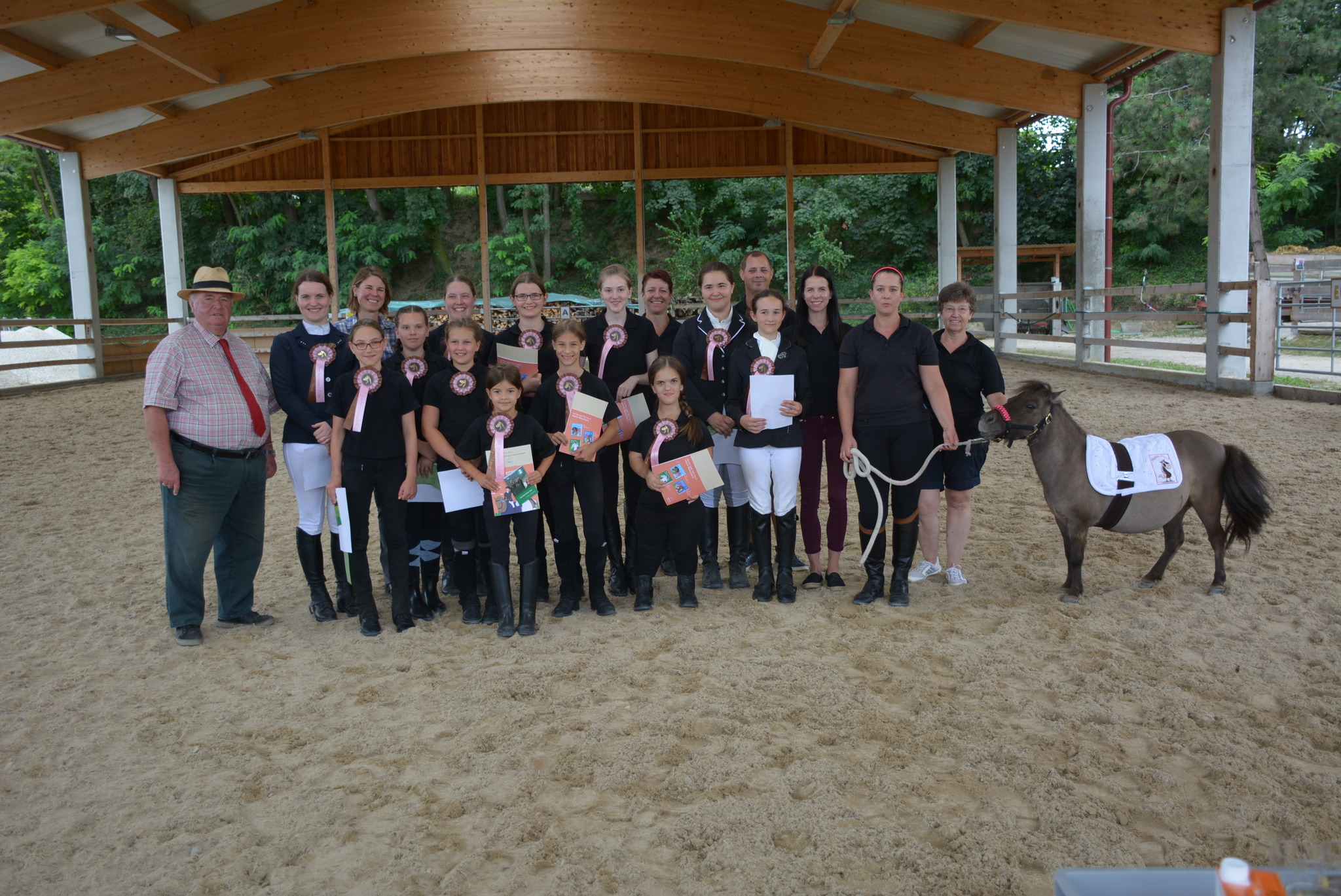 Weiße Fahne im UPSV Hobby Pferd Moosbierbaum - Tulln