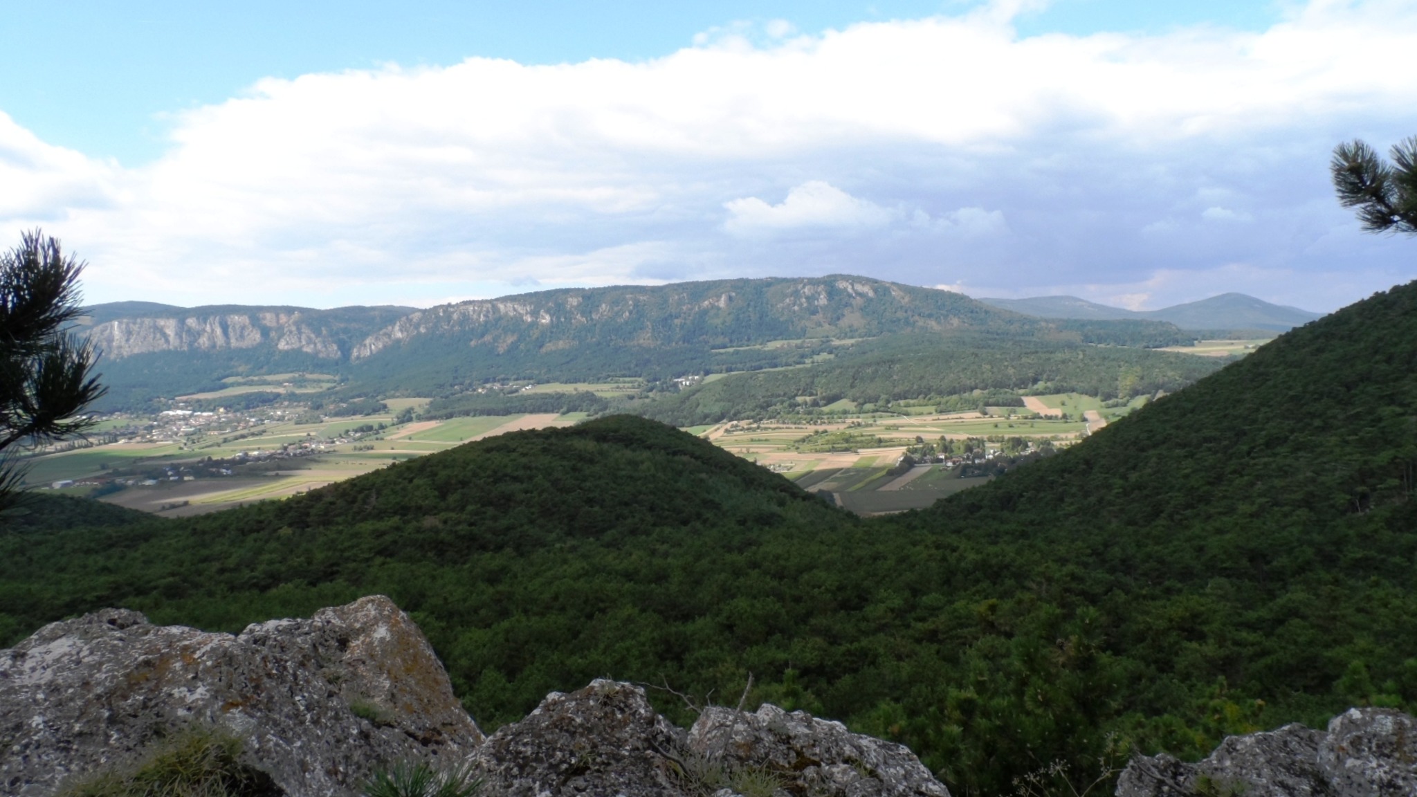 Blick vom Engelsberg auf die Hohe Wand - Neunkirchen