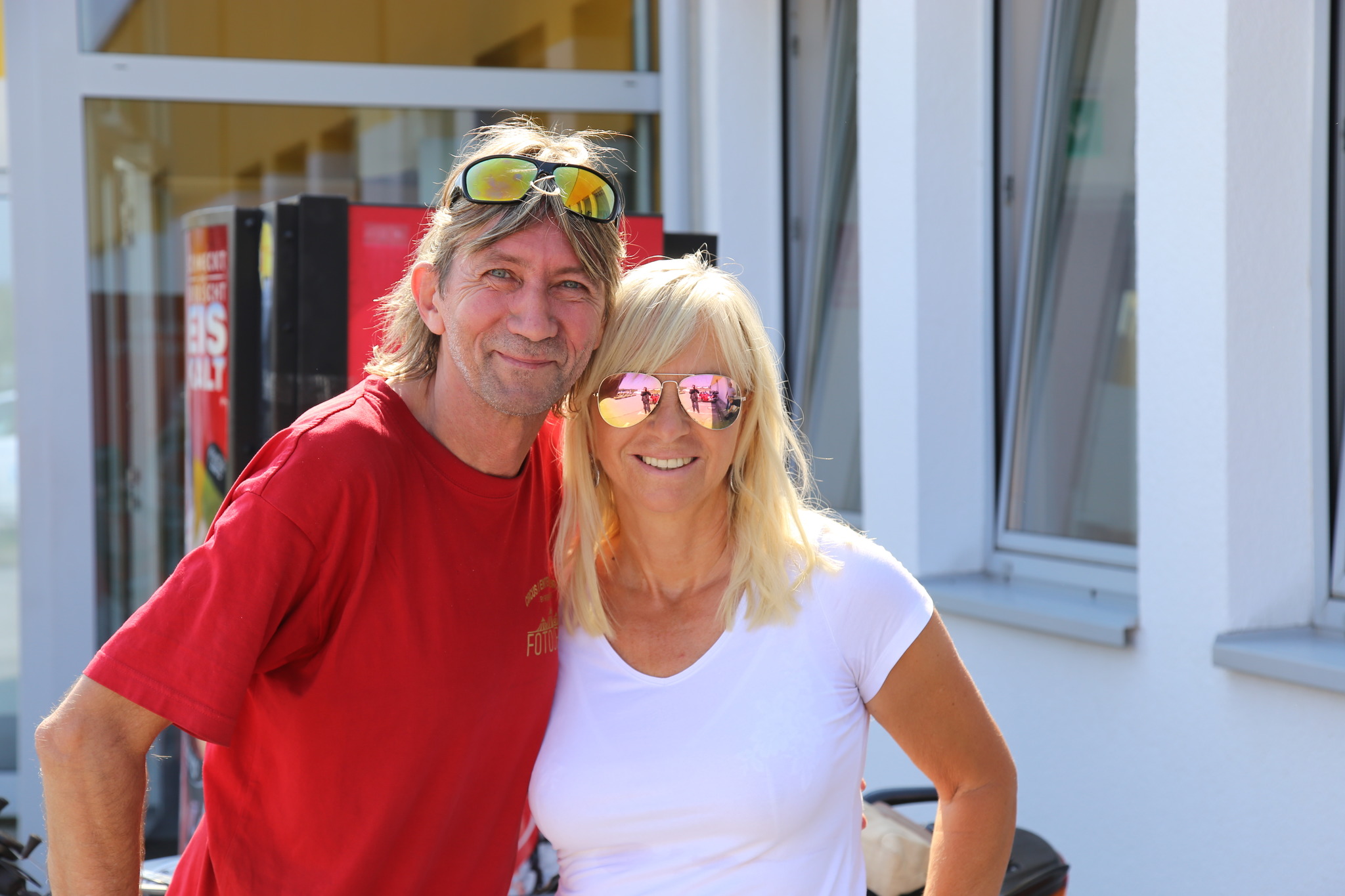 ANDREA FENDRICH und ROBERT RIEGER beim SHOOTING für den BLAULICHT GRAND ...