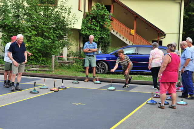 Stockschießen in Hallstatt - Salzkammergut