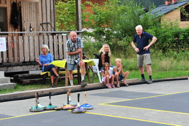 Stockschießen in Hallstatt - Salzkammergut