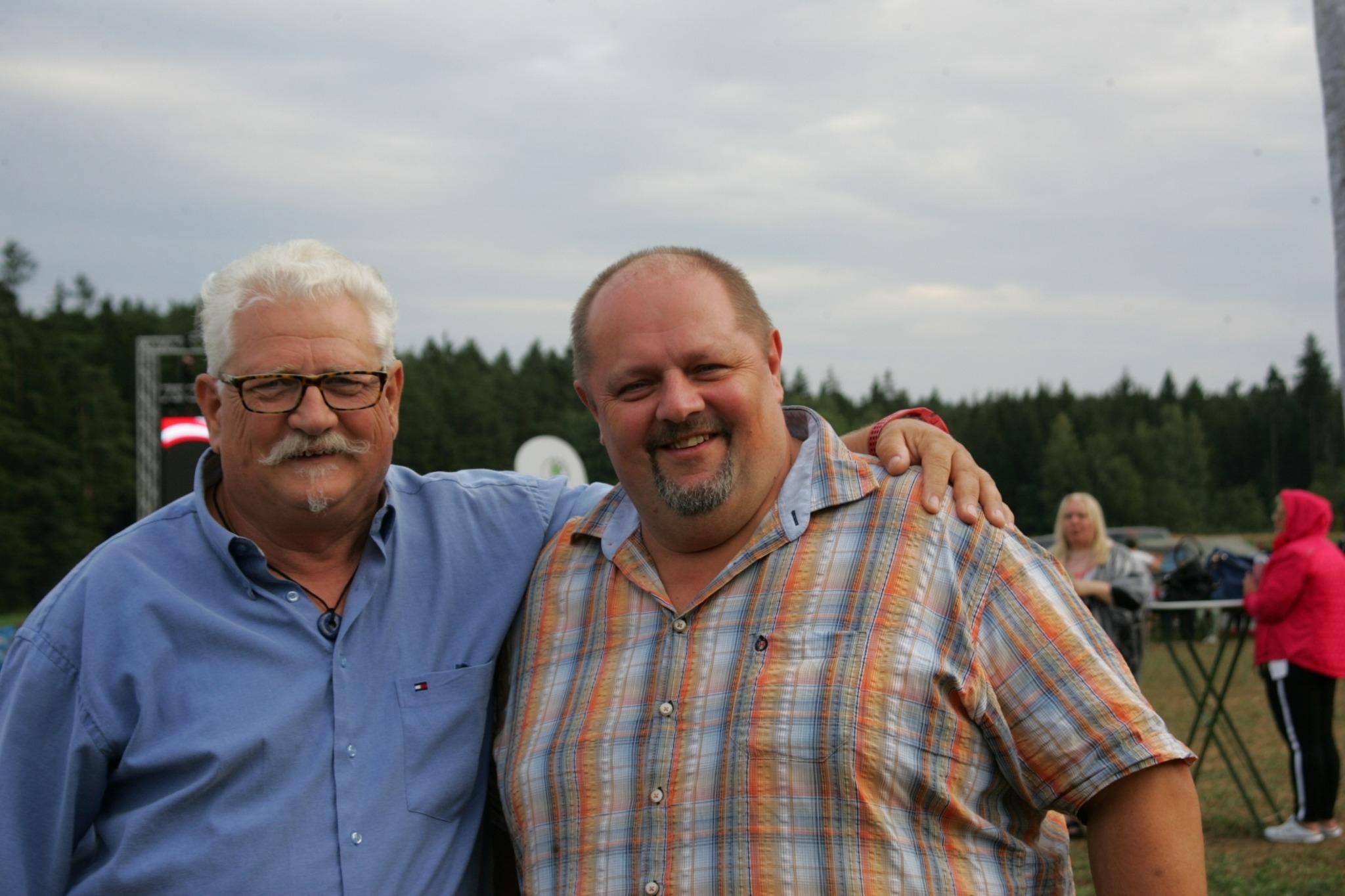 "Hausherr" Bürgermeister Gerald Matzinger ist nun Chef eines WM-Ortes ...