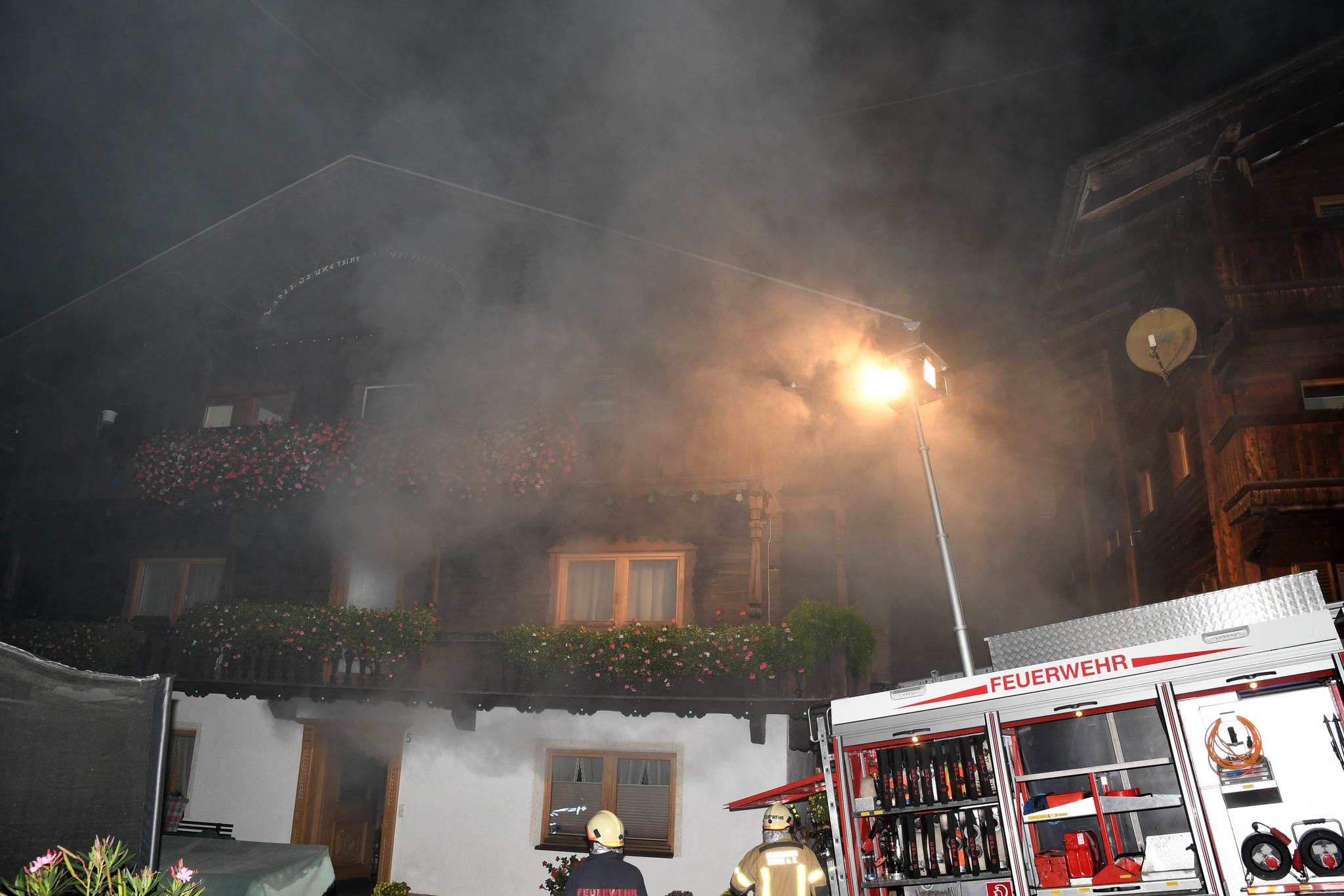 Brandeinsatz in Bruck am Ziller - Schwaz