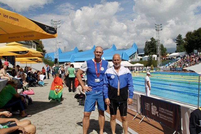 Masters Europameisterschaften im Schwimmen - Enrich zweimal 14 ...