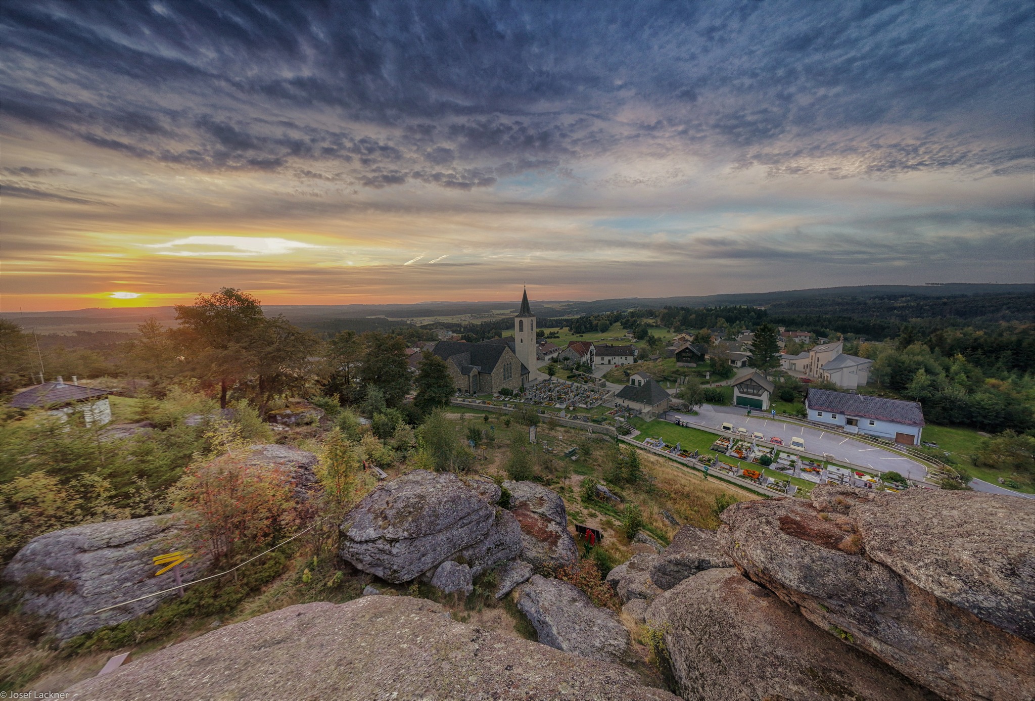 schöner Bilck auf Bad Traunstein - Zwettl