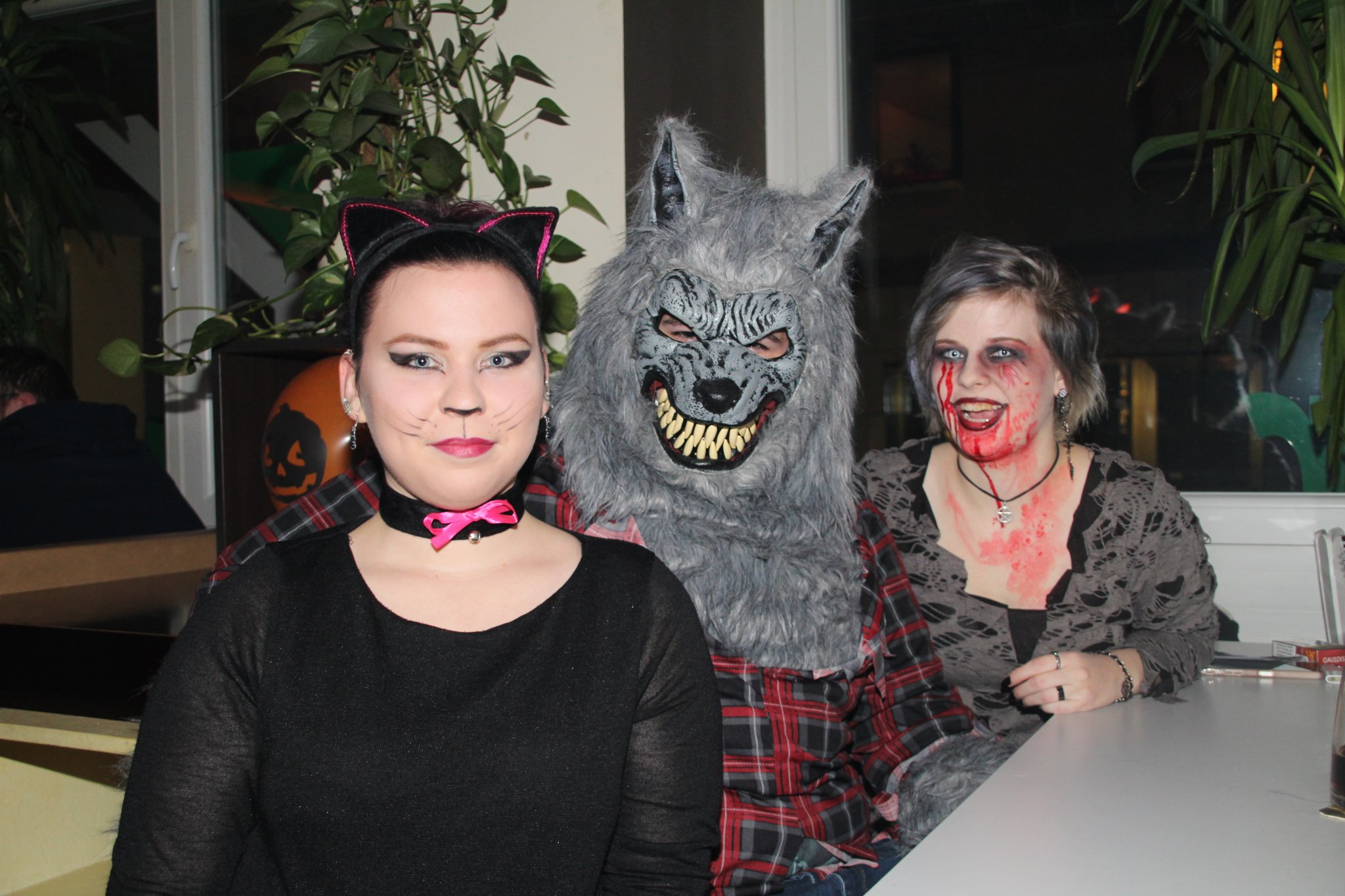 Es wird gruselig...: Schaurige Gestalten feierten ordentlich ab ...